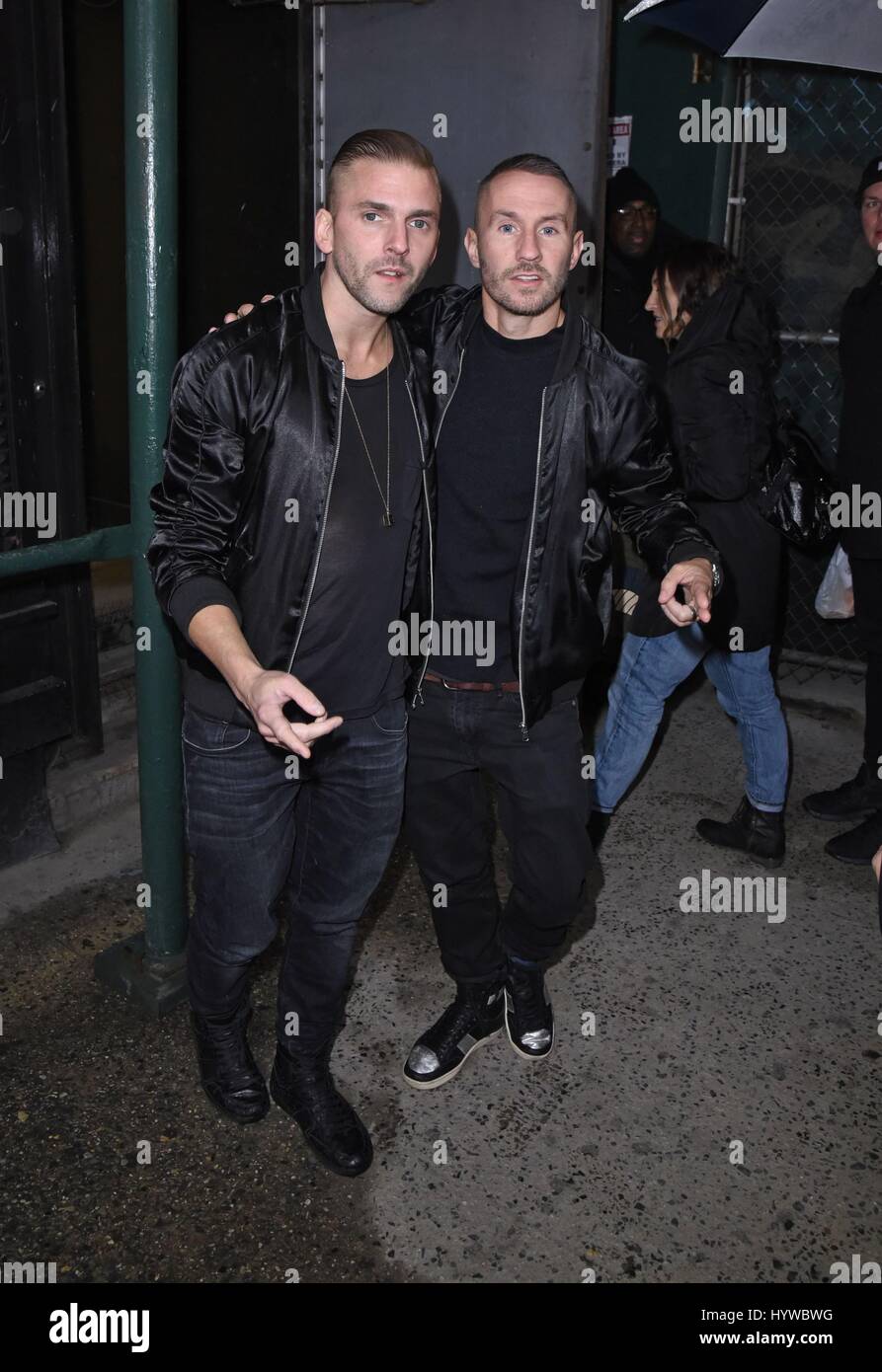 New York, NY, USA. 6th Apr, 2017. Galantis, Linus Eklow, Christian ...