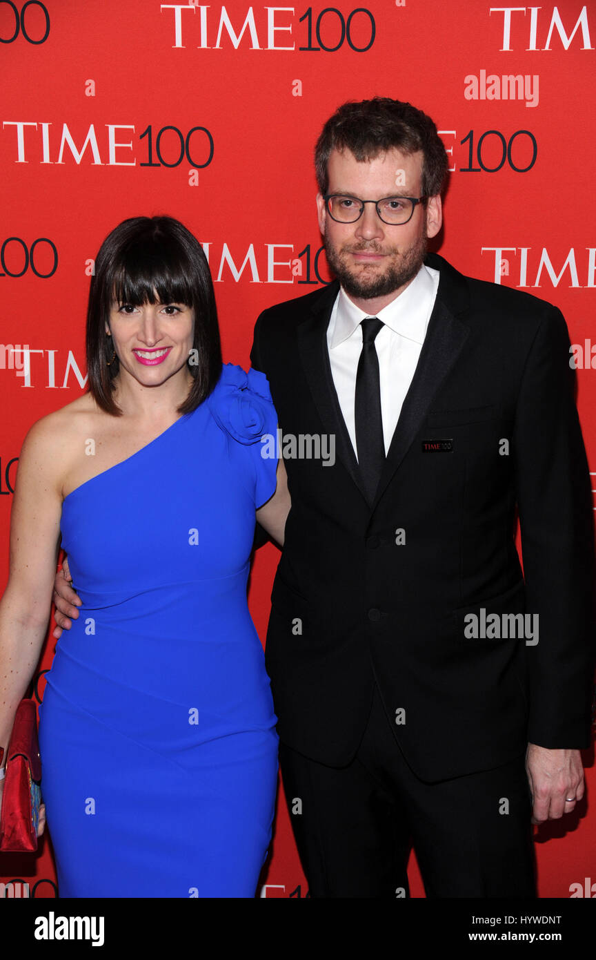 New York, NY, USA. 25th Apr, 2017. Sarah Green and John Green at the ...