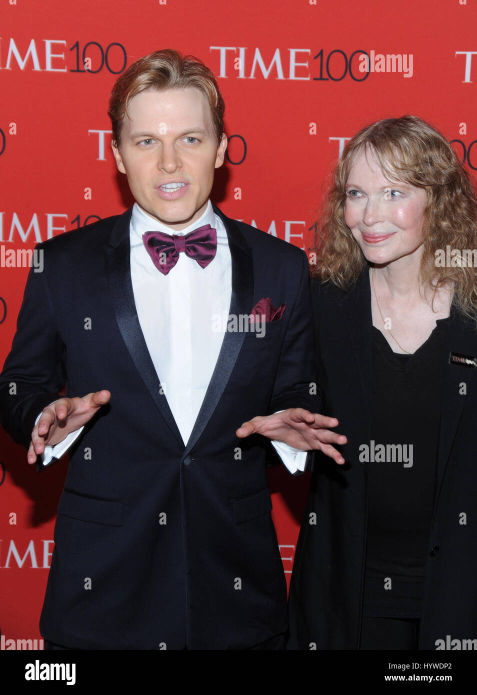 New York, NY, USA. 25th Apr, 2017. Ronan Farrow and Mis Farrow at the ...