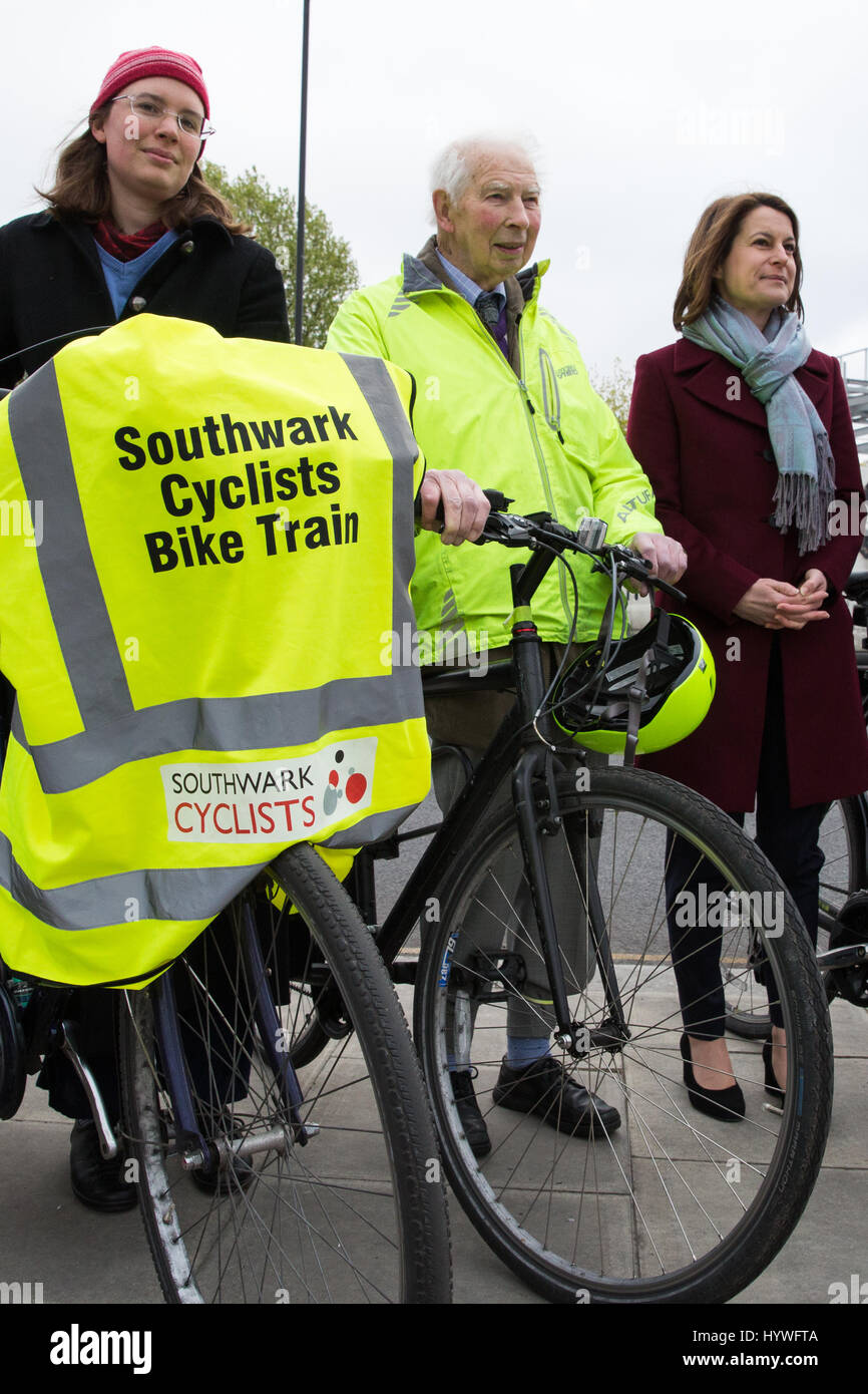 London, UK. 26th April, 2017. Helen Hayes, Labour MP for Dulwich and ...