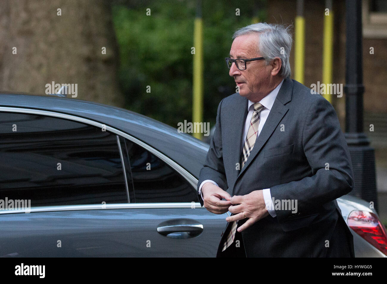 London, UK. 26th April, 2017. European Commission President Jean-Claude ...