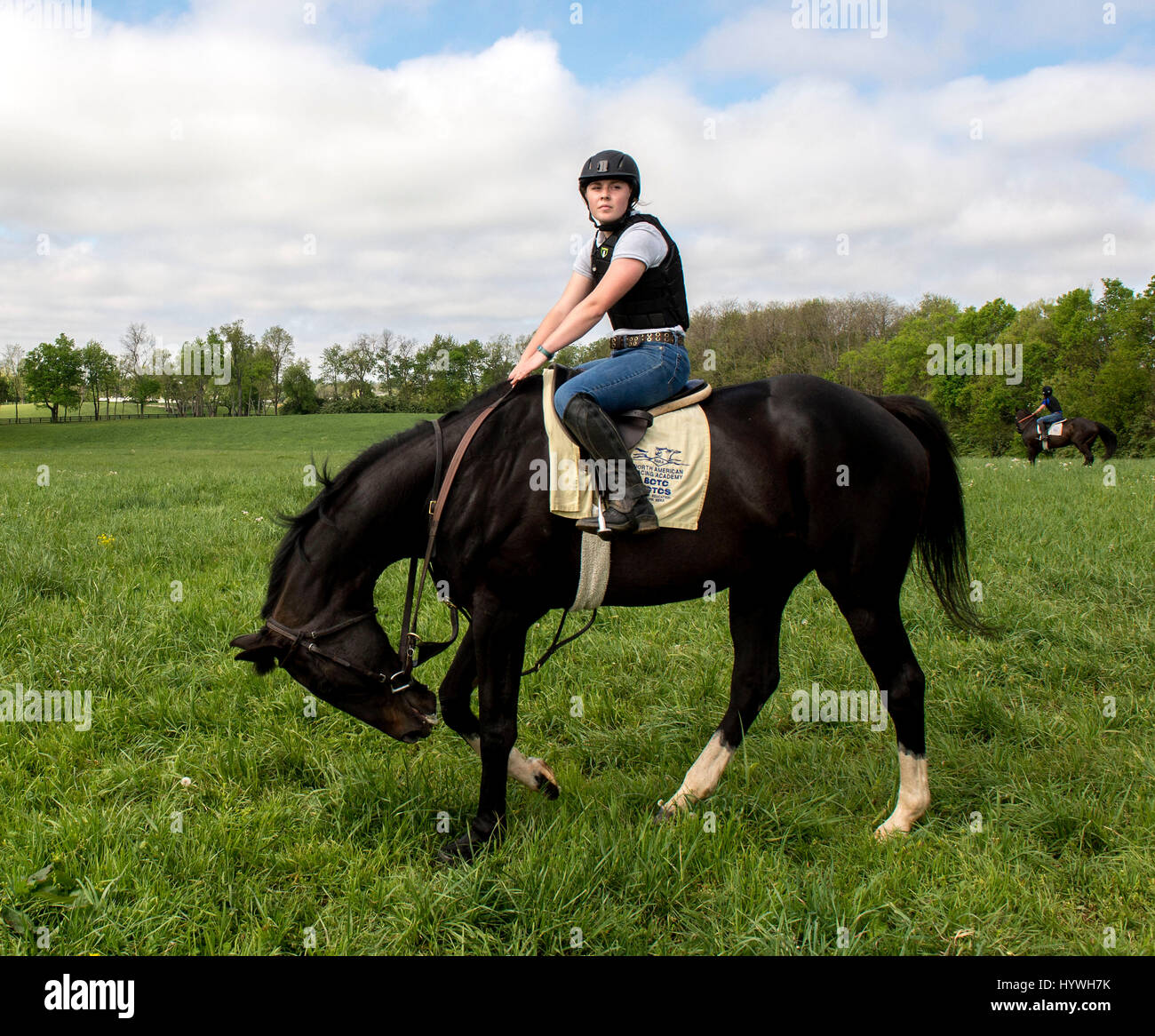 Lexington, Kentucky, USA. 25th Apr, 2017. LYDIA COOPER, a student in ...