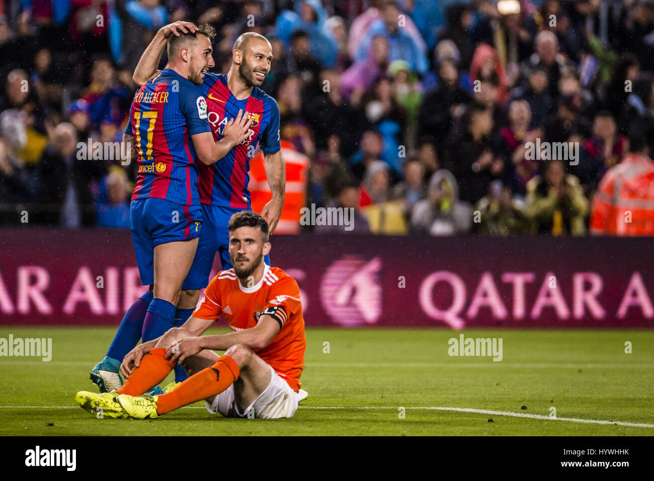 Barcelona, Catalonia, Spain. 26th Apr, 2017. FC Barcelona forward PACO ...