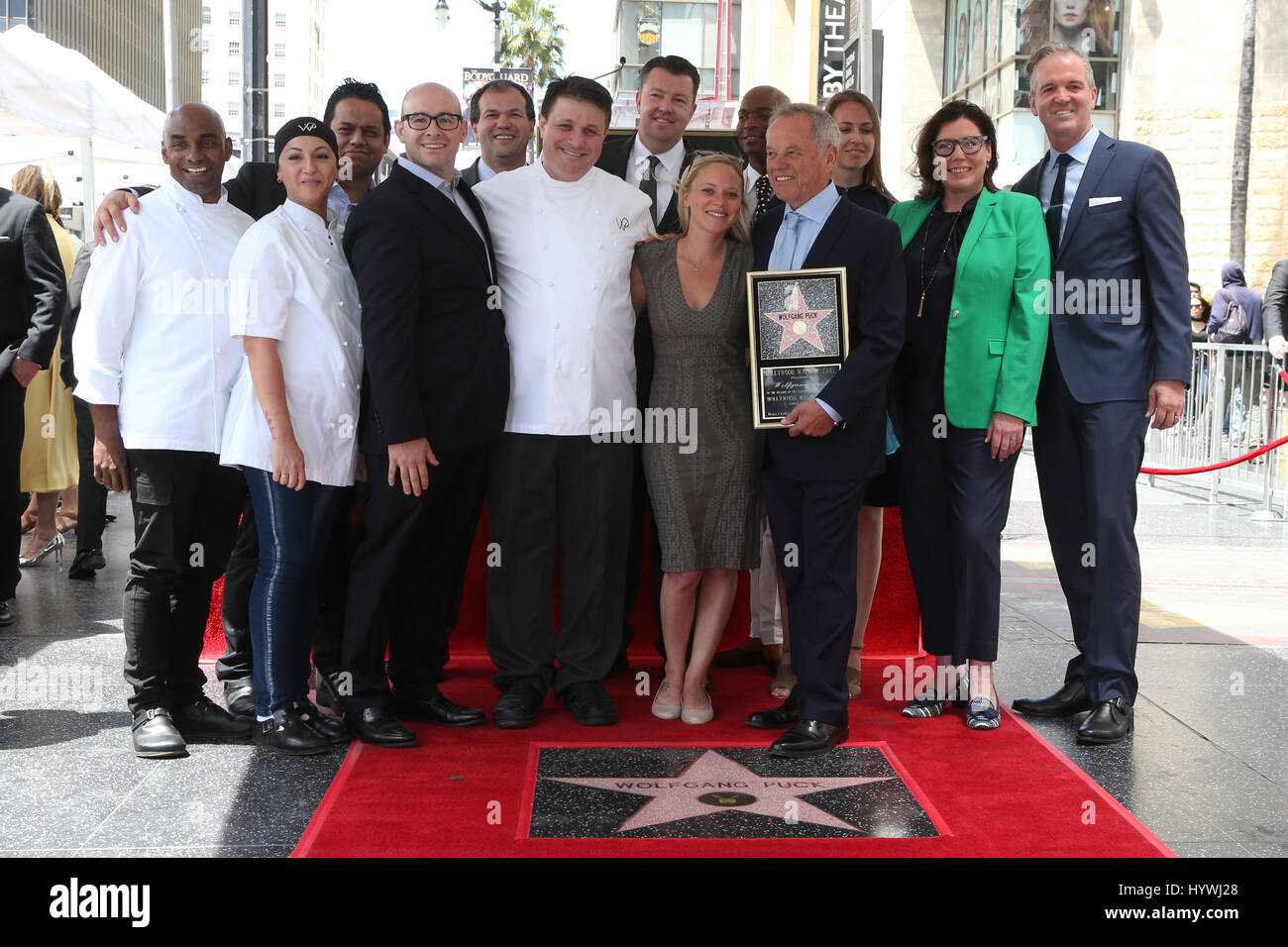 Hollywood, Ca. 26th Apr, 2017. Chef Wolfgang Puck pictured as Chef ...