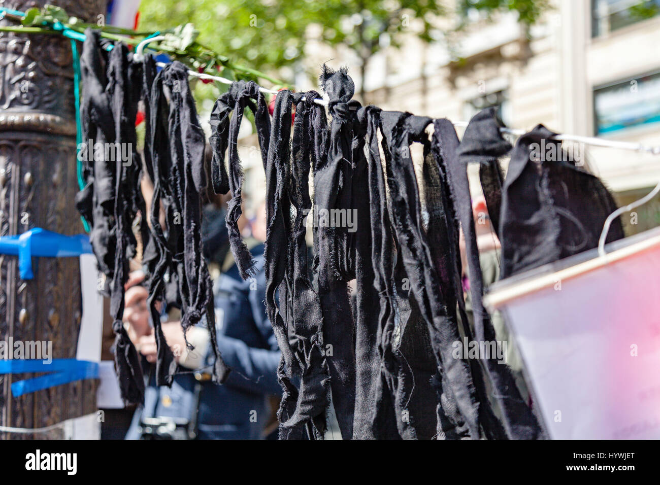 Paris national mourning event hi-res stock photography and images - Alamy