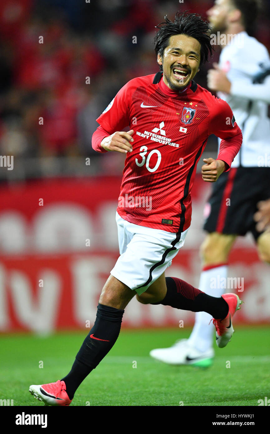 Saitama Stadium 2002, Saitama, Japan. 26th Apr, 2017. Shinzo Koroki ...