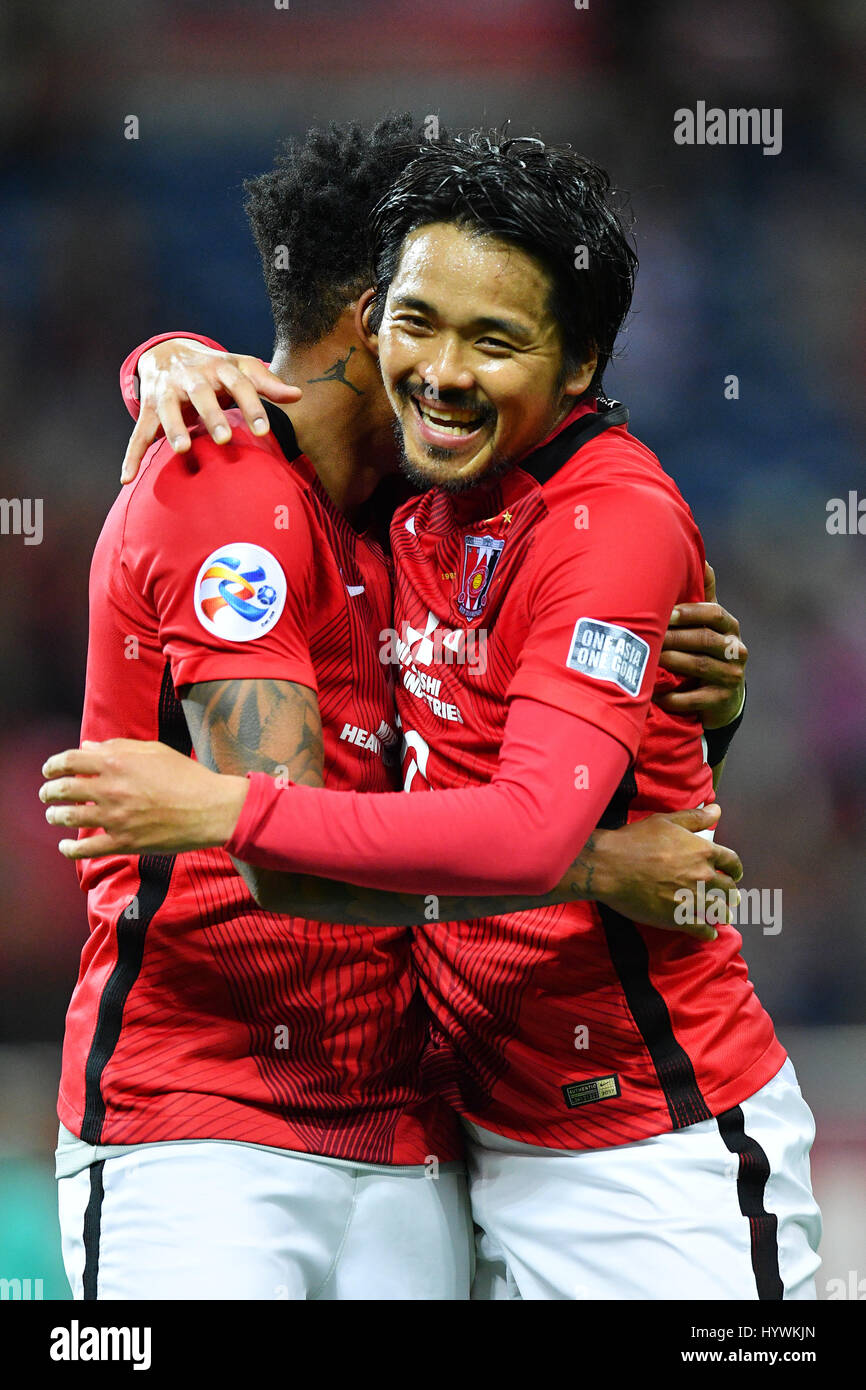 Saitama Stadium 2002, Saitama, Japan. 26th Apr, 2017. Shinzo Koroki ...