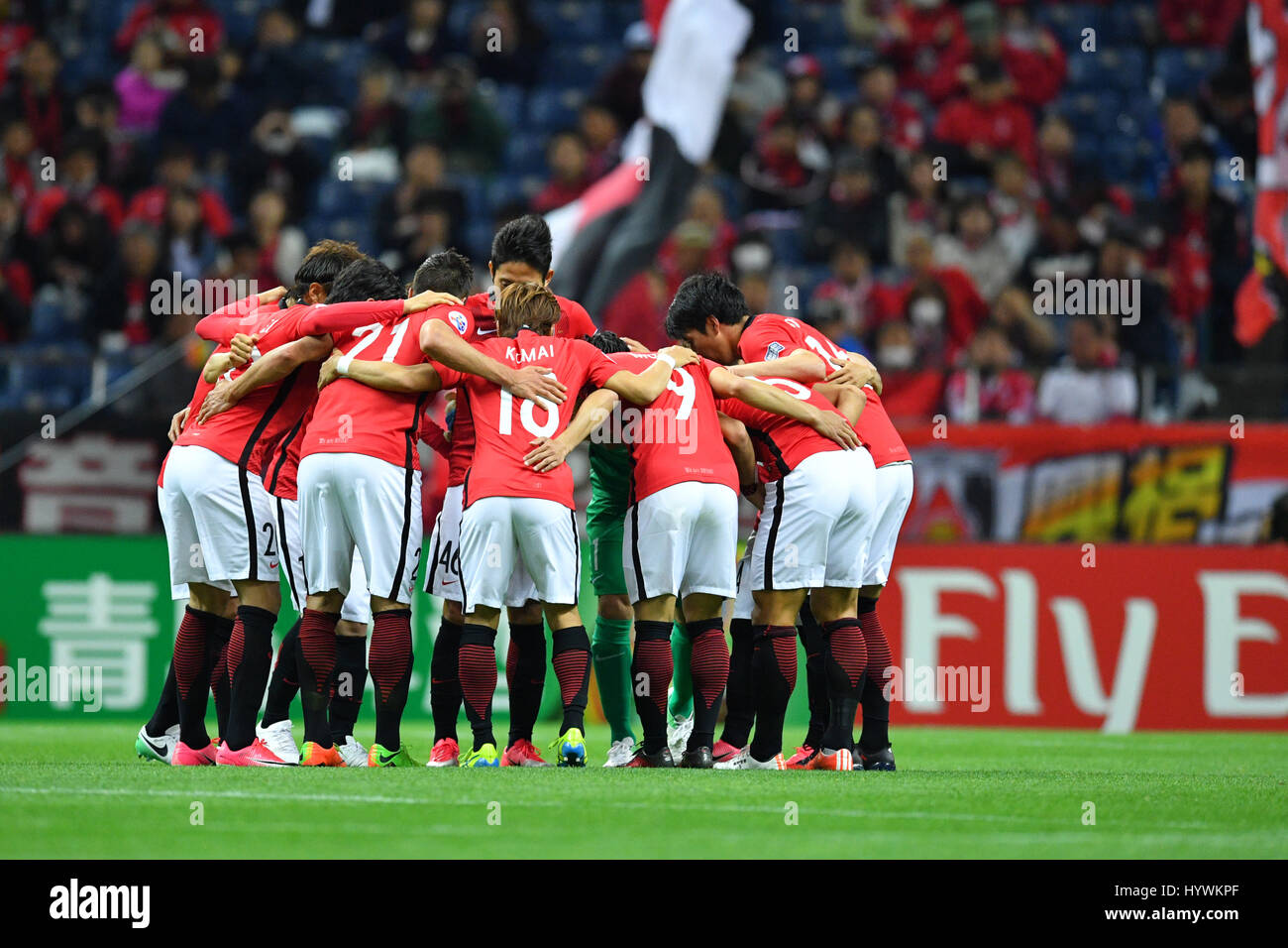 Saitama Stadium 2002, Saitama, Japan. 26th Apr, 2017. Urawa Reds team ...