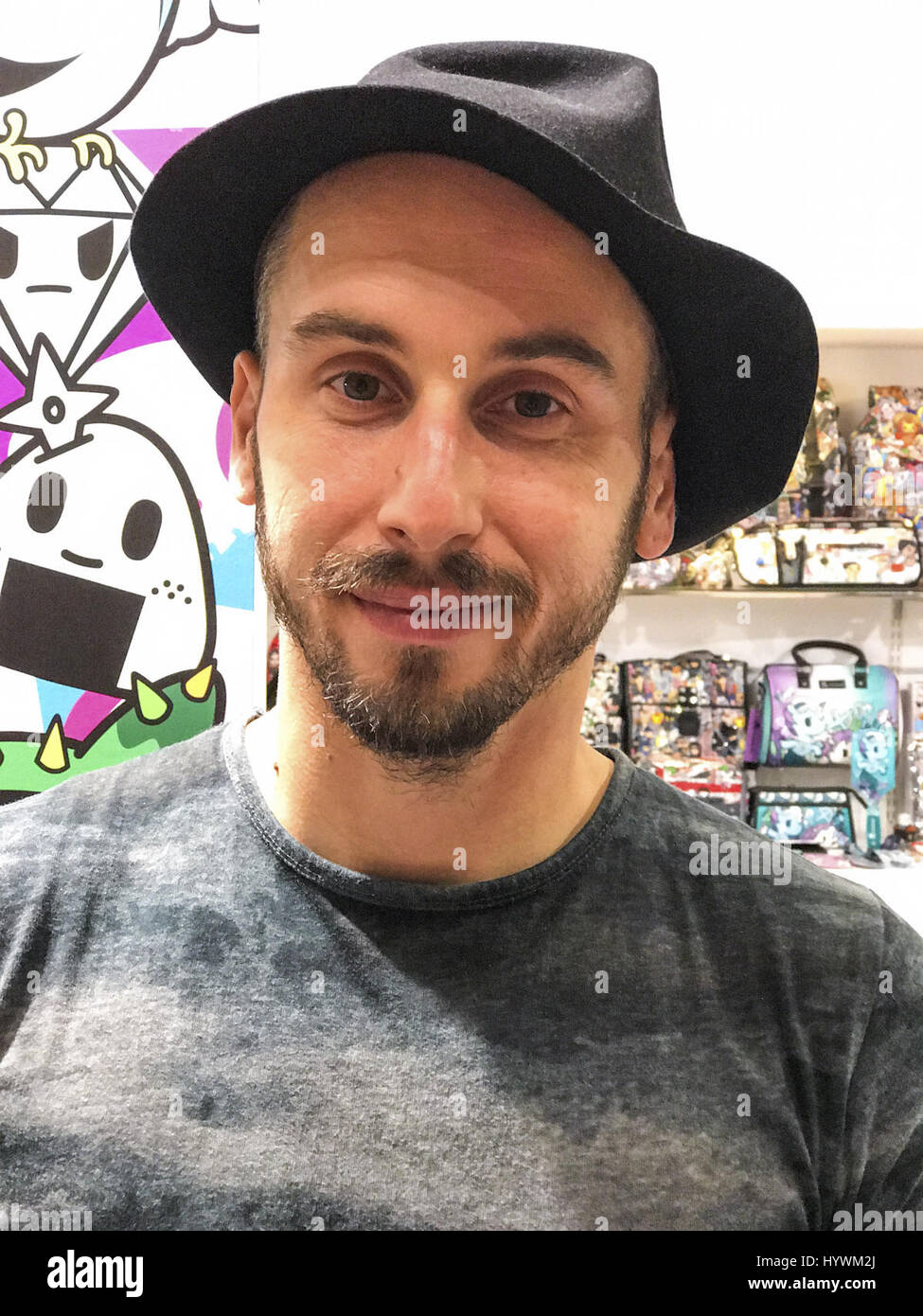 Tokyo, Japan. 26th Apr, 2017. Artis and Designer for Tokidoki Simon ...