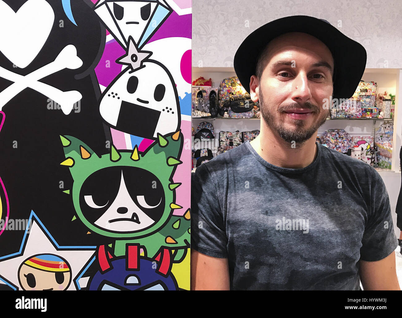 Tokyo, Japan. 26th Apr, 2017. Artis and Designer for Tokidoki Simon ...