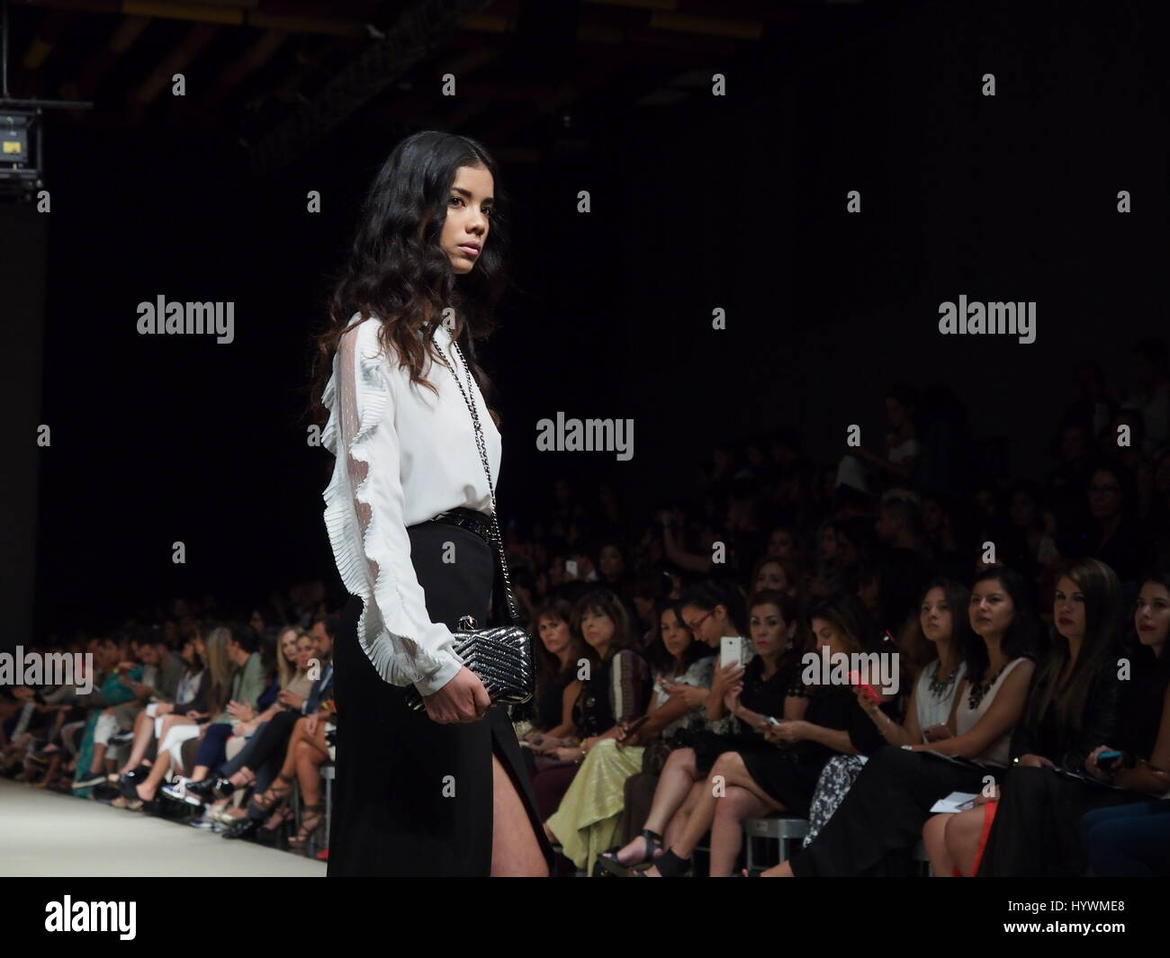 Lima, Peru. 26th April, 2017. A dress from the "Shining Brave ...