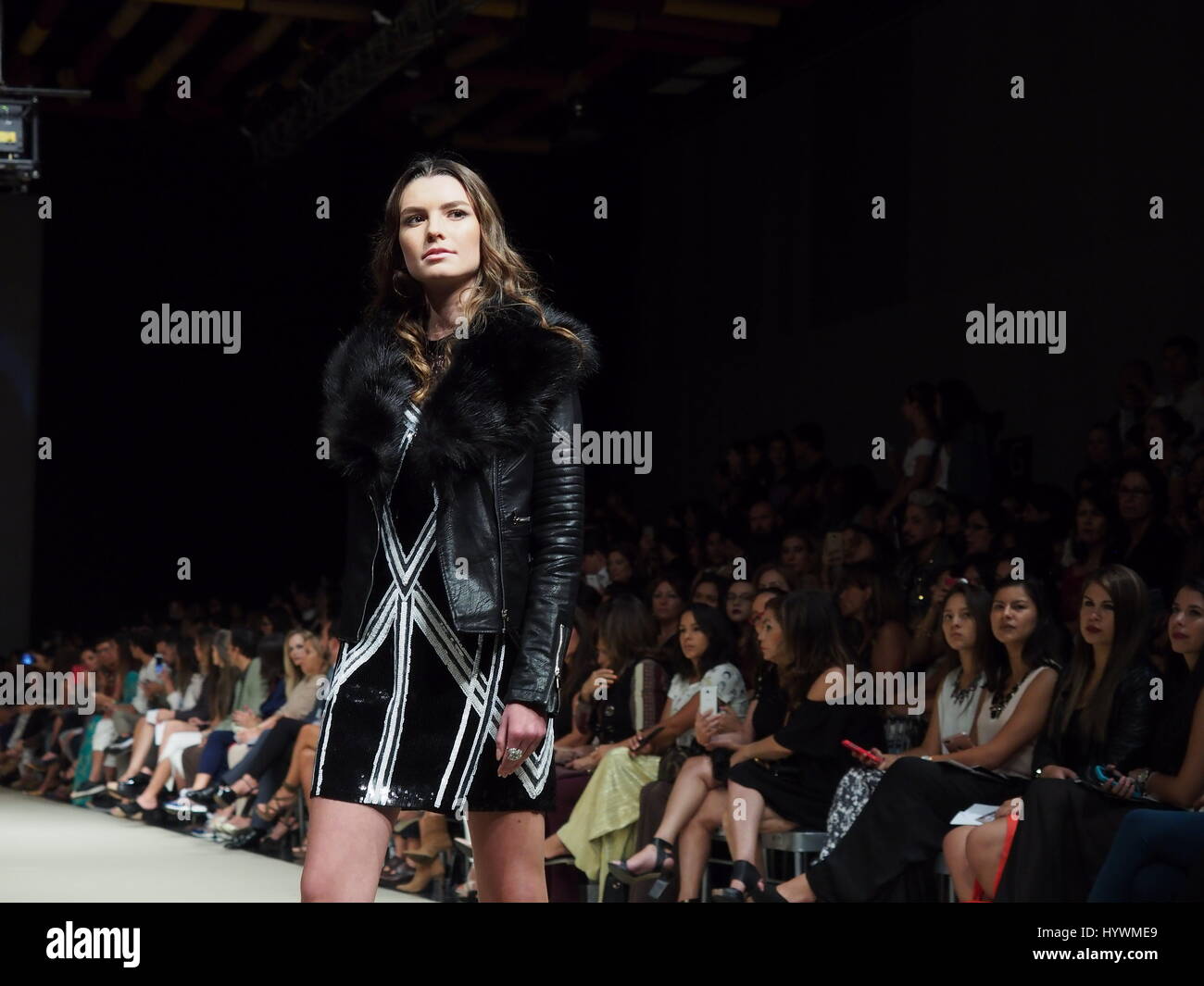 Lima, Peru. 26th April, 2017. A dress from the "Shining Brave ...