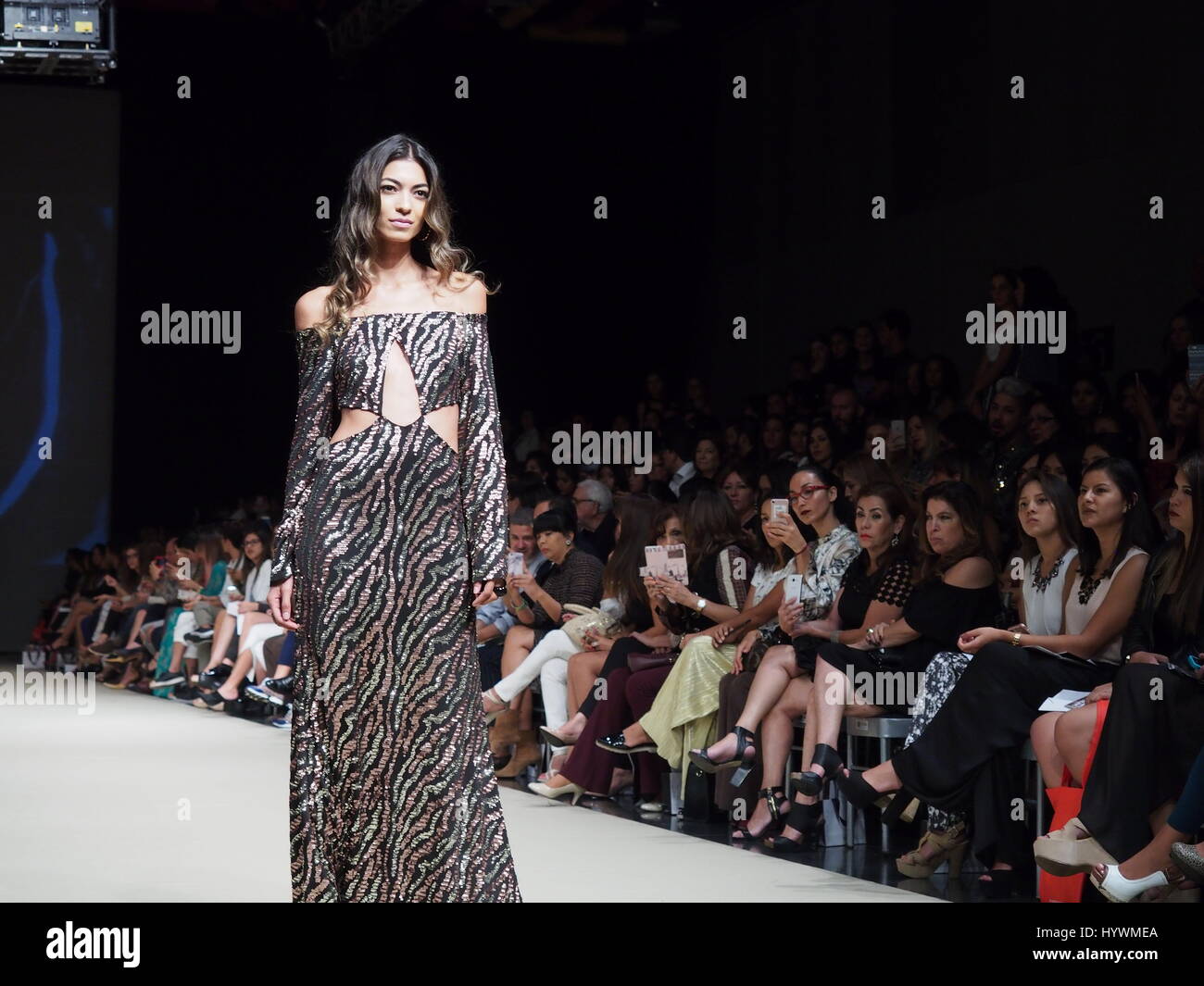 Lima, Peru. 26th April, 2017. A dress from the "Shining Brave ...