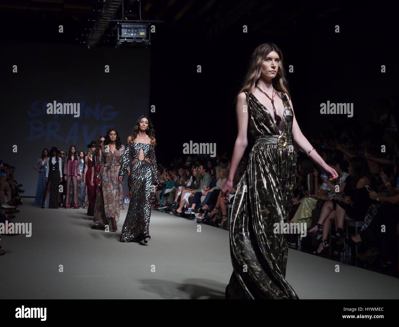 Lima, Peru. 26th April, 2017. The "Shining Brave" collection of Moda ...