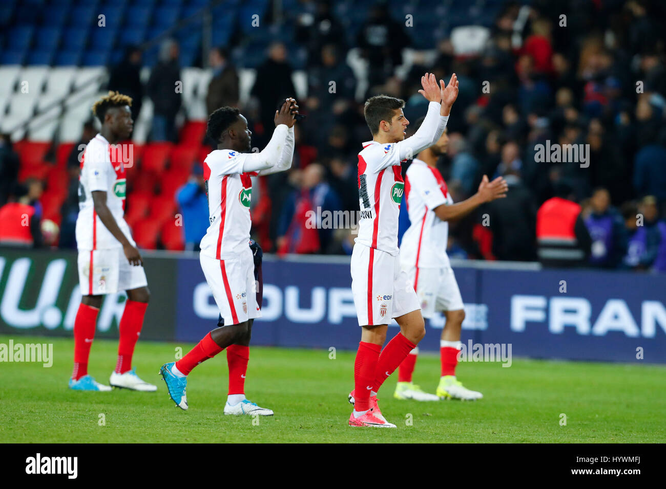 Paris, France. 26th Apr, 2017. Coupe de France football semi-final ...