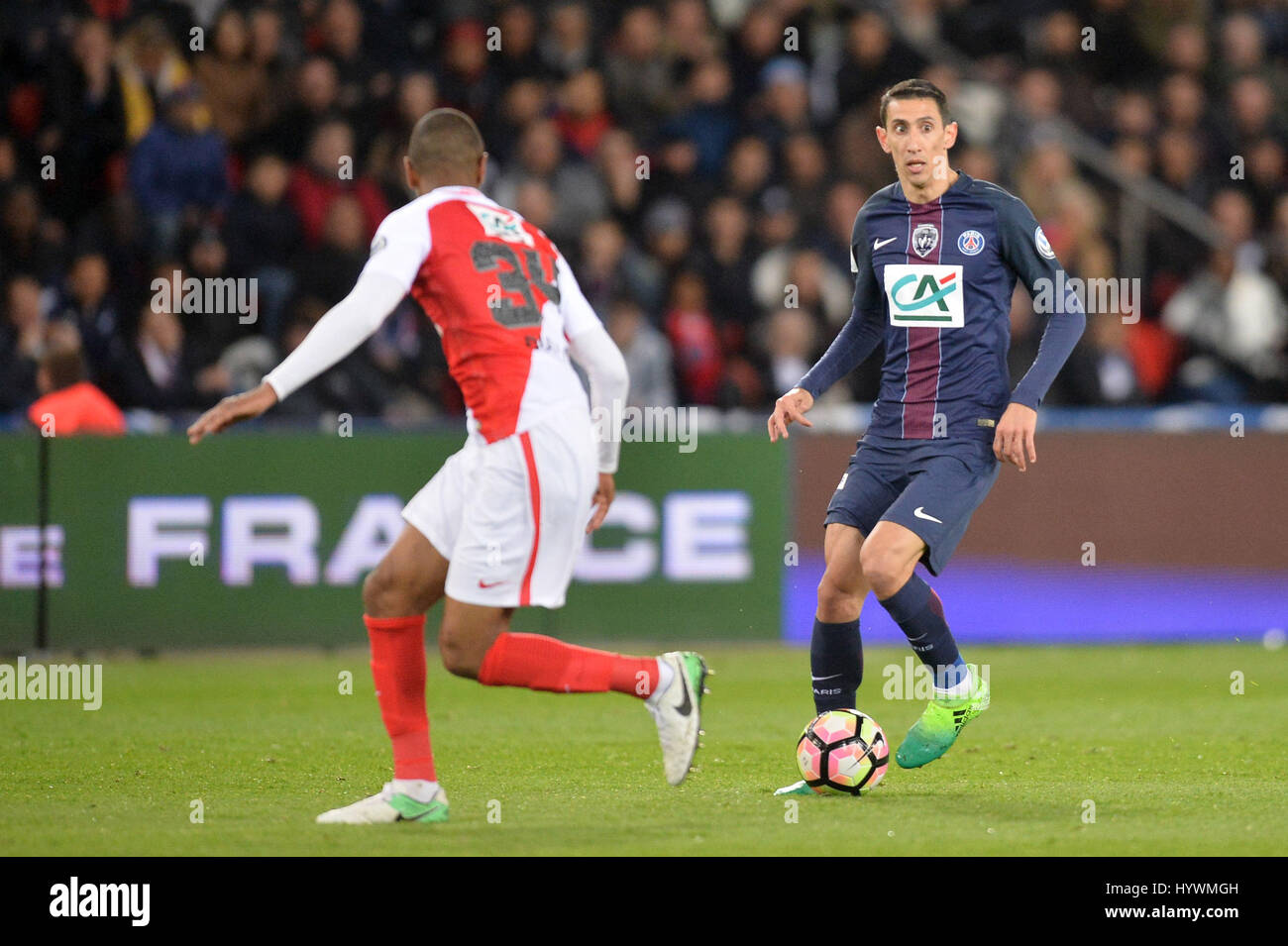 Paris, France. 26th Apr, 2017. Coupe de France football semi-final ...