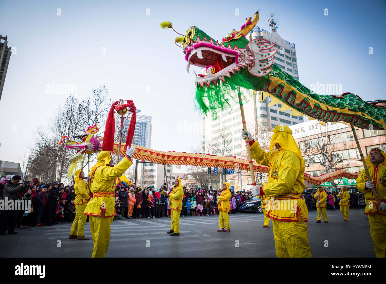 China. 25th Apr, 2017. The art of dragon dance originated from China ...