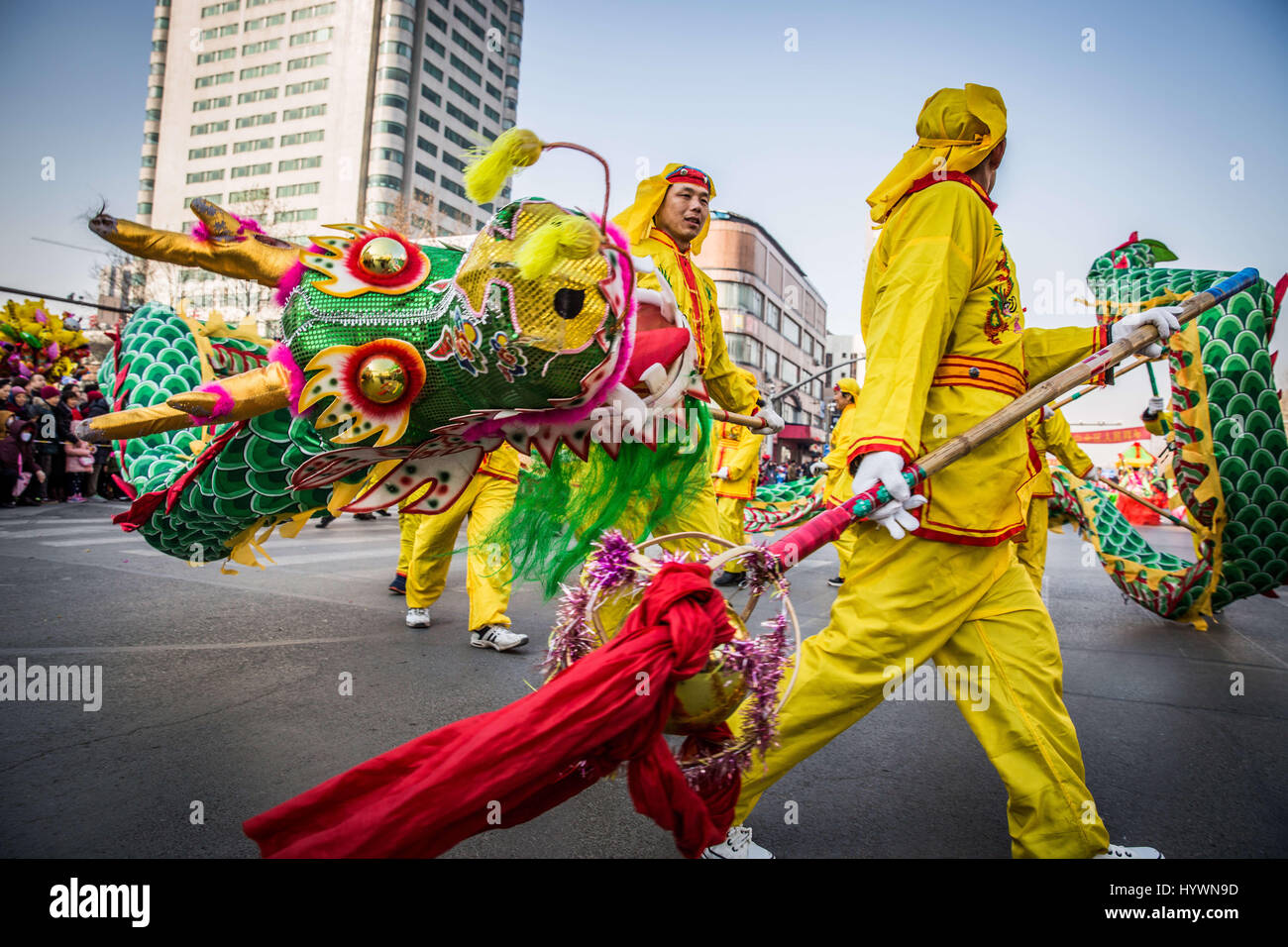 China. 25th Apr, 2017. The art of dragon dance originated from China ...