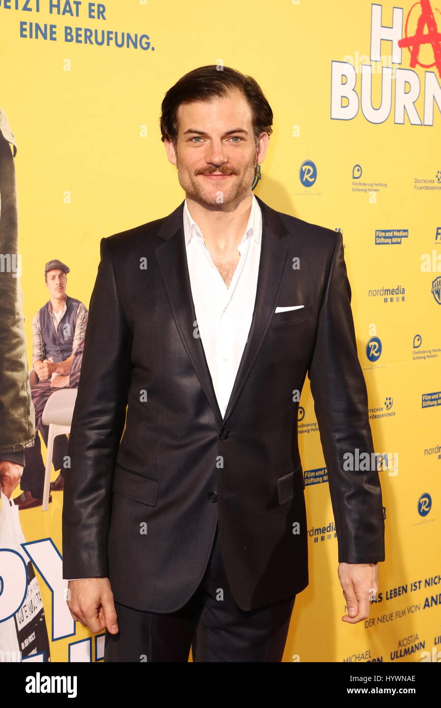 Hamburg, Germany, 27th APR, 2017. Torben Liebrecht attending the "Happy ...