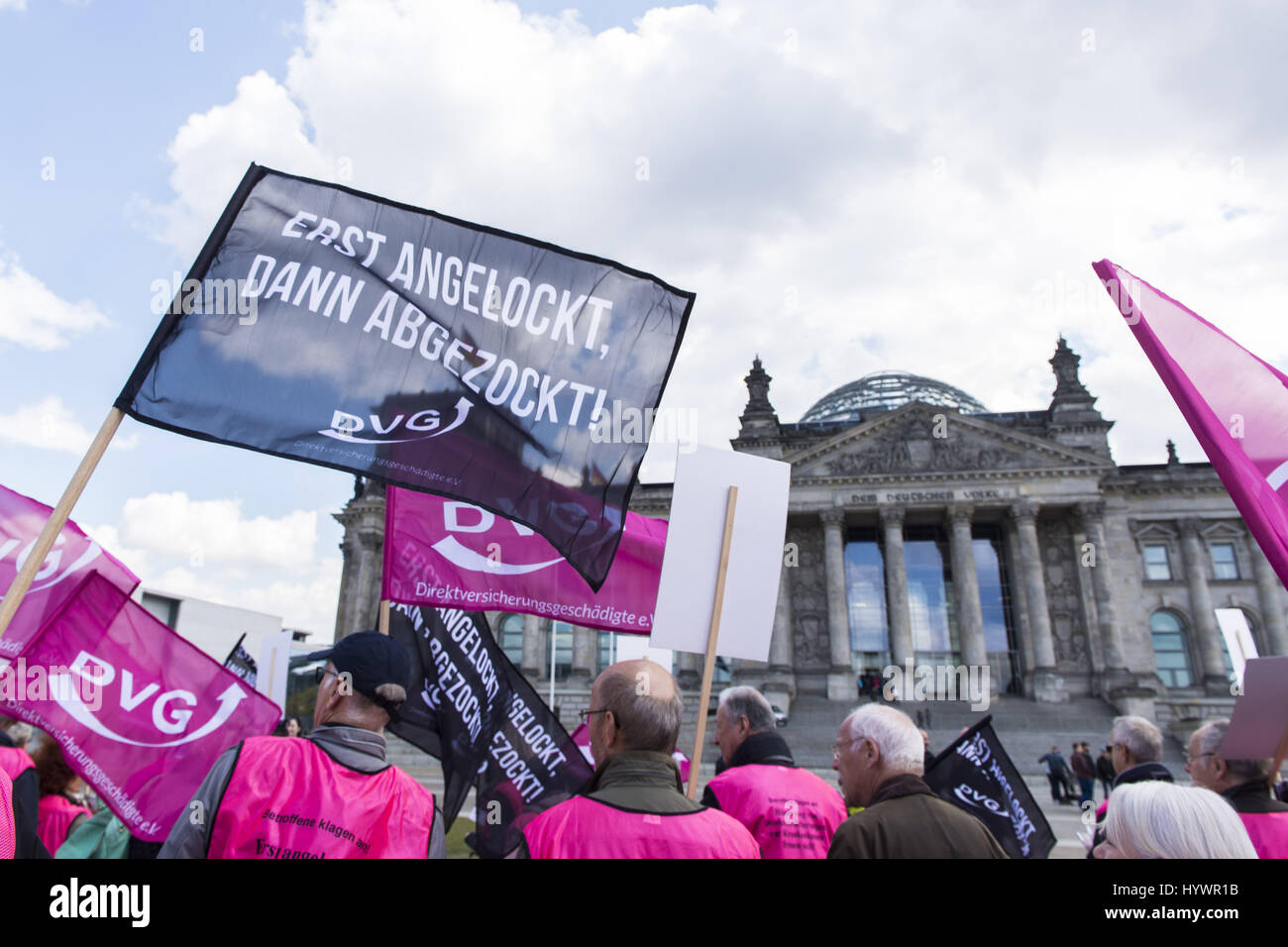 Germany protest retirement hi-res stock photography and images - Alamy
