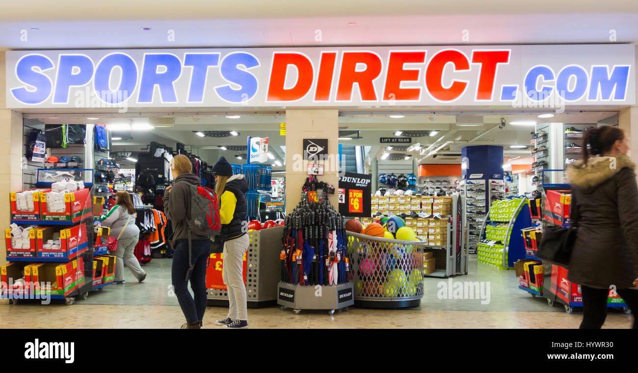 Sports direct store sign hi-res stock photography and images - Alamy