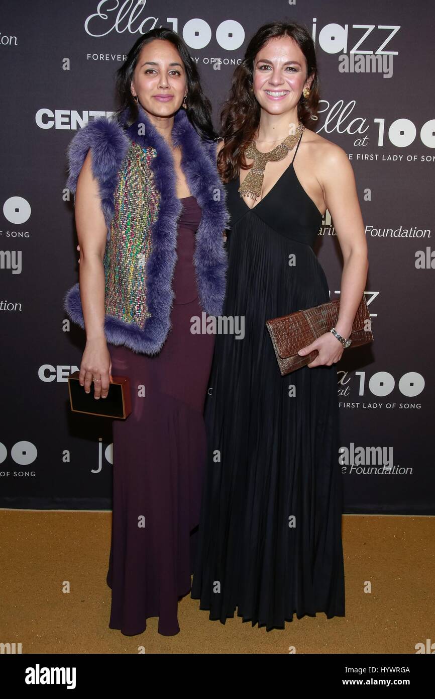 New York, NY, USA. 26th Apr, 2017. Nida Ahmed (L) and Kate Falchi at ...