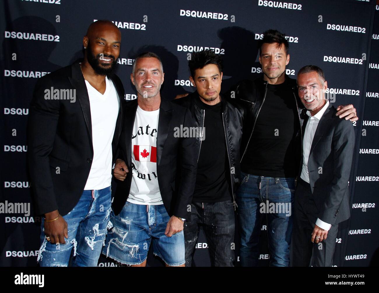 Las Vegas, NV, USA. 6th Apr, 2017. Tyson Beckford, Dan Caten, Jamie ...