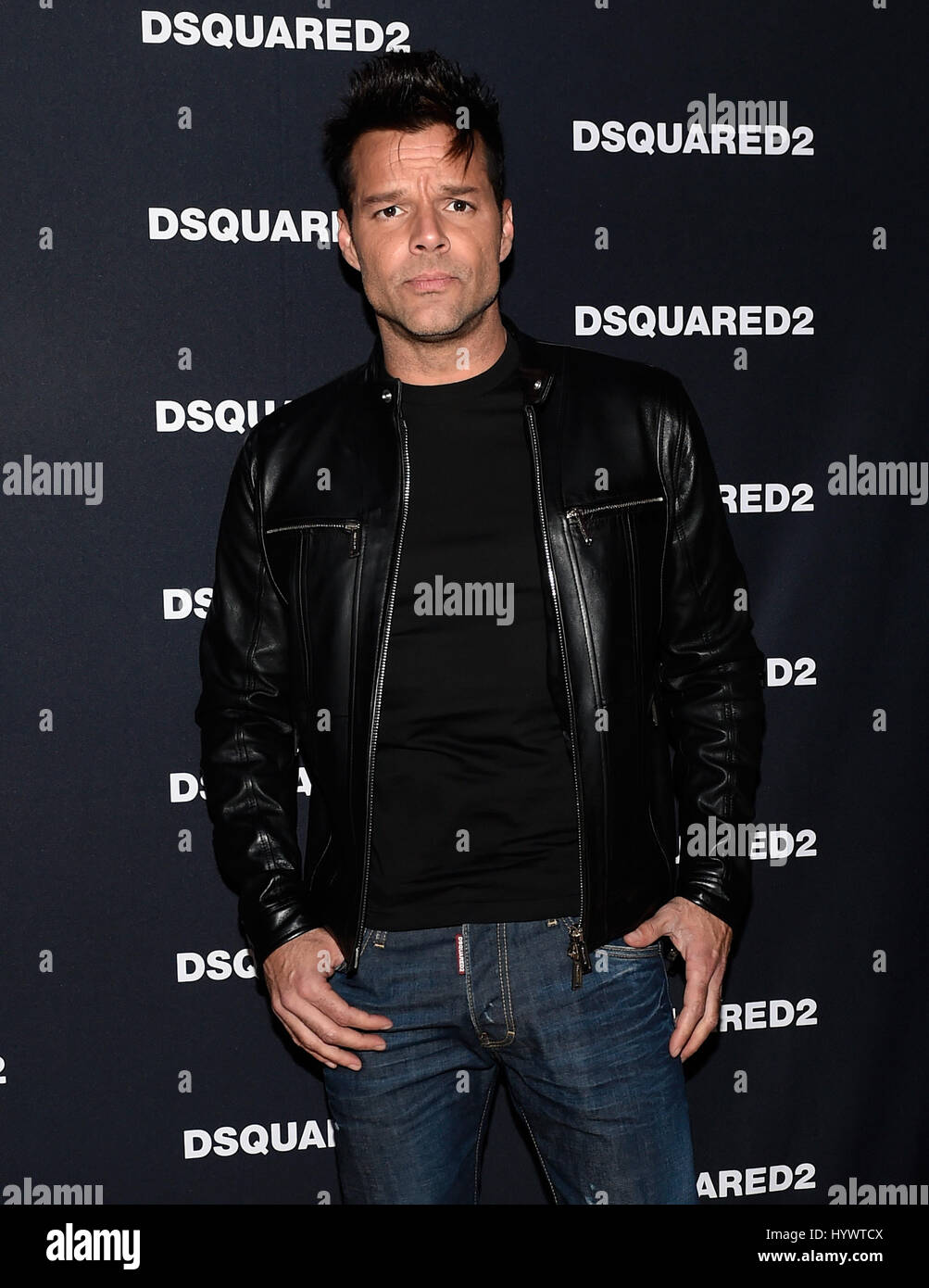 Las Vegas, Nevada, USA. 6th Apr, 2017. Singer Ricky Martin arrives at ...