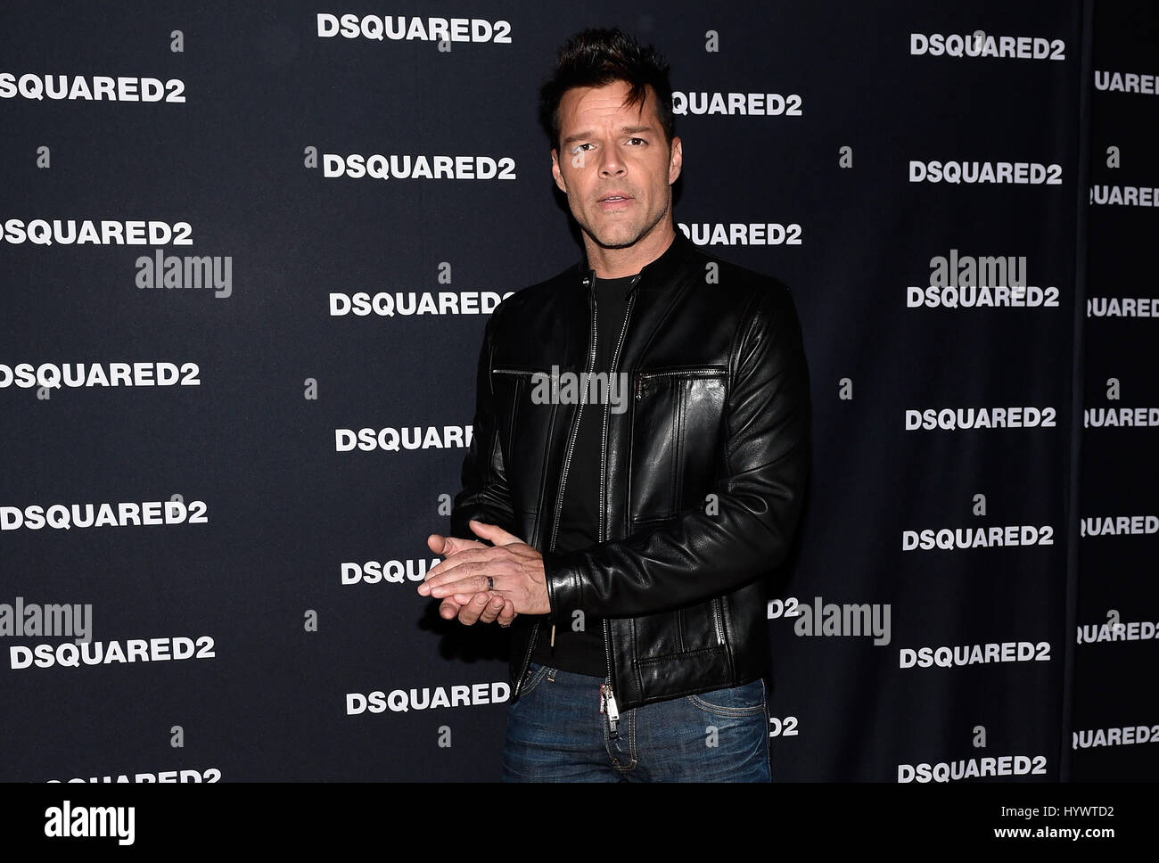 Las Vegas, Nevada, USA. 6th Apr, 2017. Singer Ricky Martin arrives at ...