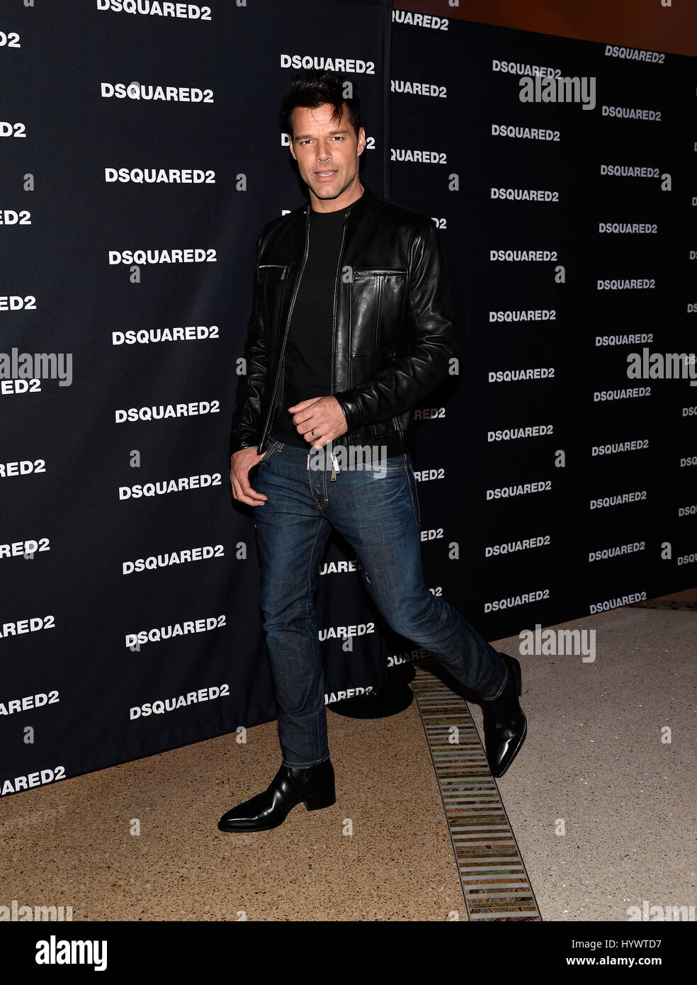 Las Vegas, Nevada, USA. 6th Apr, 2017. Singer Ricky Martin arrives at ...
