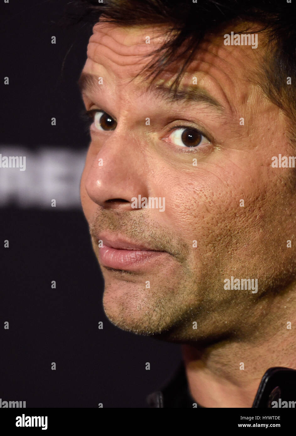 Las Vegas, Nevada, USA. 6th Apr, 2017. Singer Ricky Martin arrives at ...