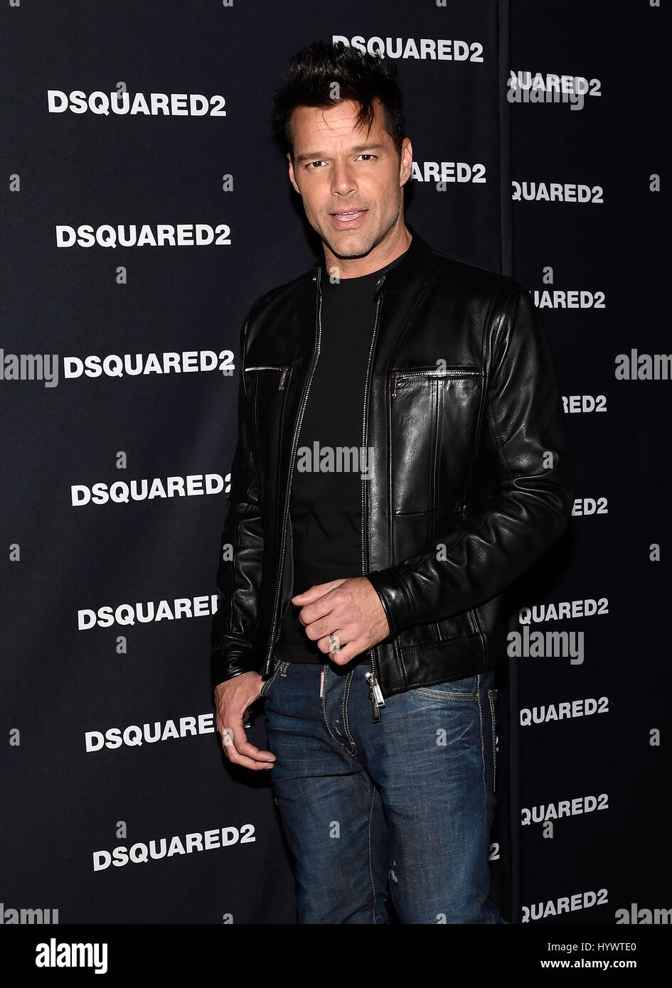 Las Vegas, Nevada, USA. 6th Apr, 2017. Singer Ricky Martin arrives at ...