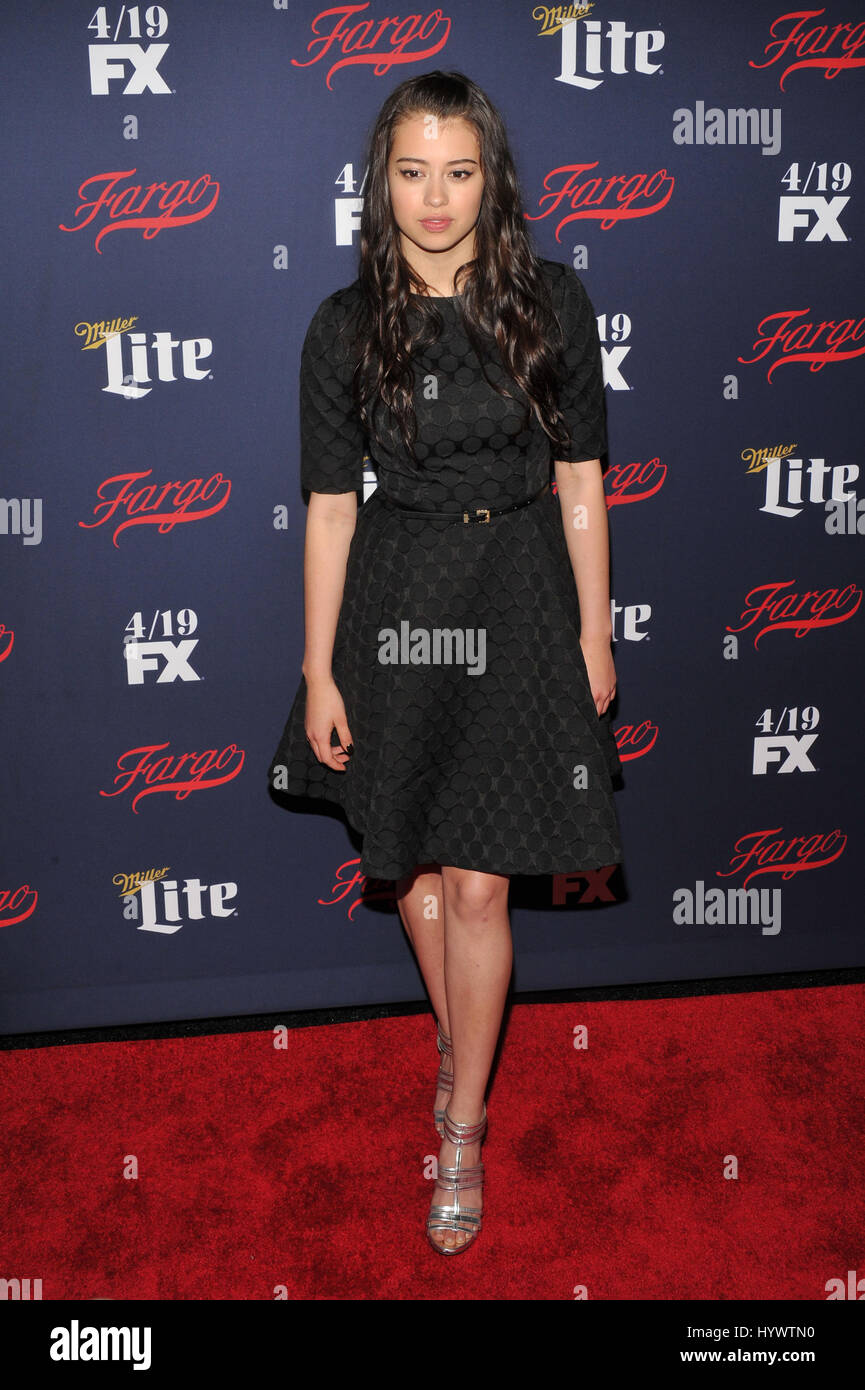 New York, NY, USA. 6th Apr, 2017. Amber Midthunder at FX's 2017 All ...