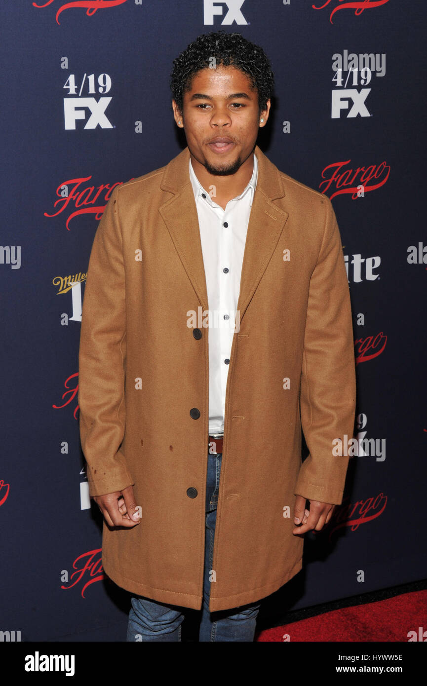 New York, NY, USA. 6th Apr, 2017. Isaiah John at FX's 2017 All-Star ...