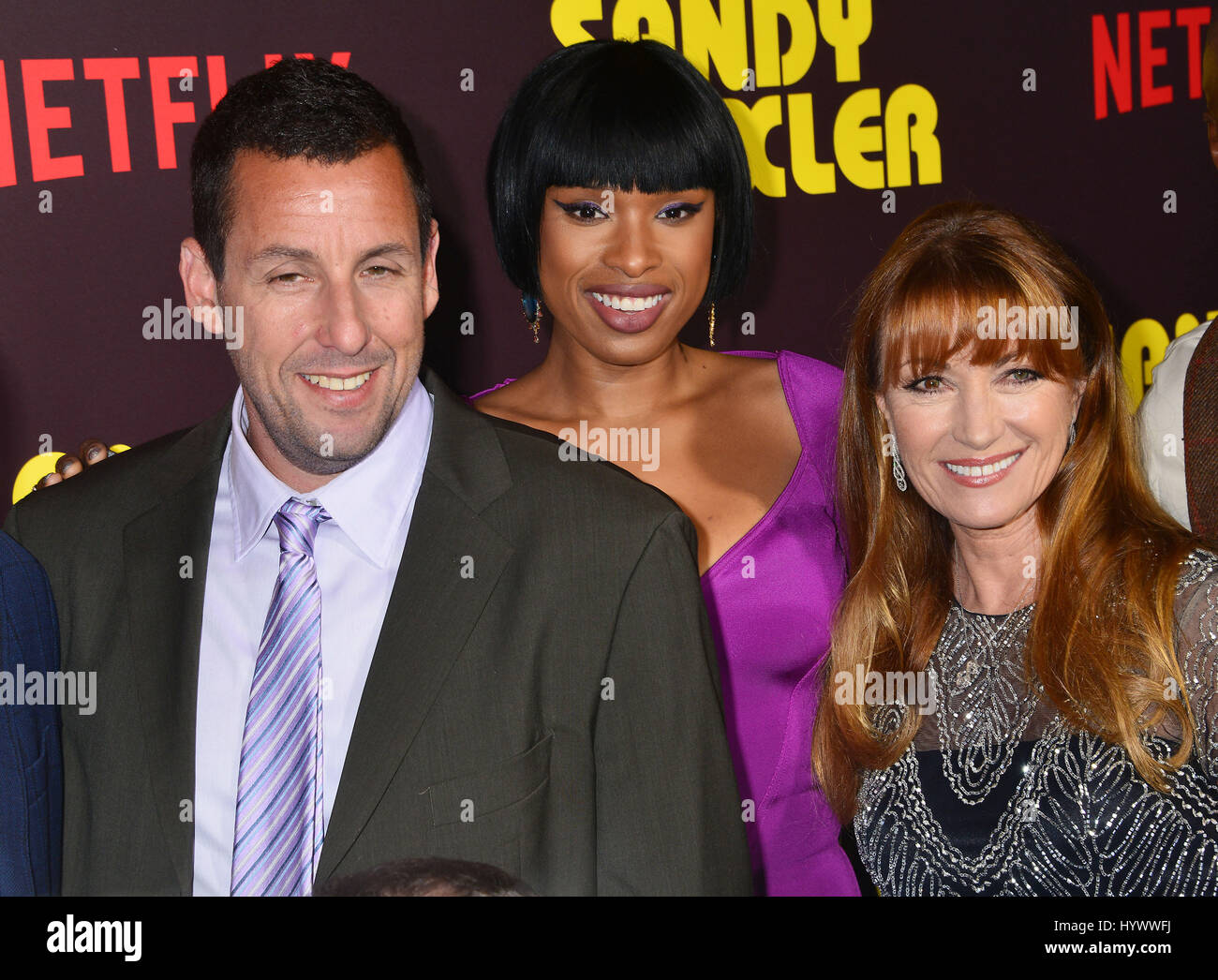 Los Angeles, USA. 06th Apr, 2017. Adam Sandler, Jennifer Hudson, Jane ...