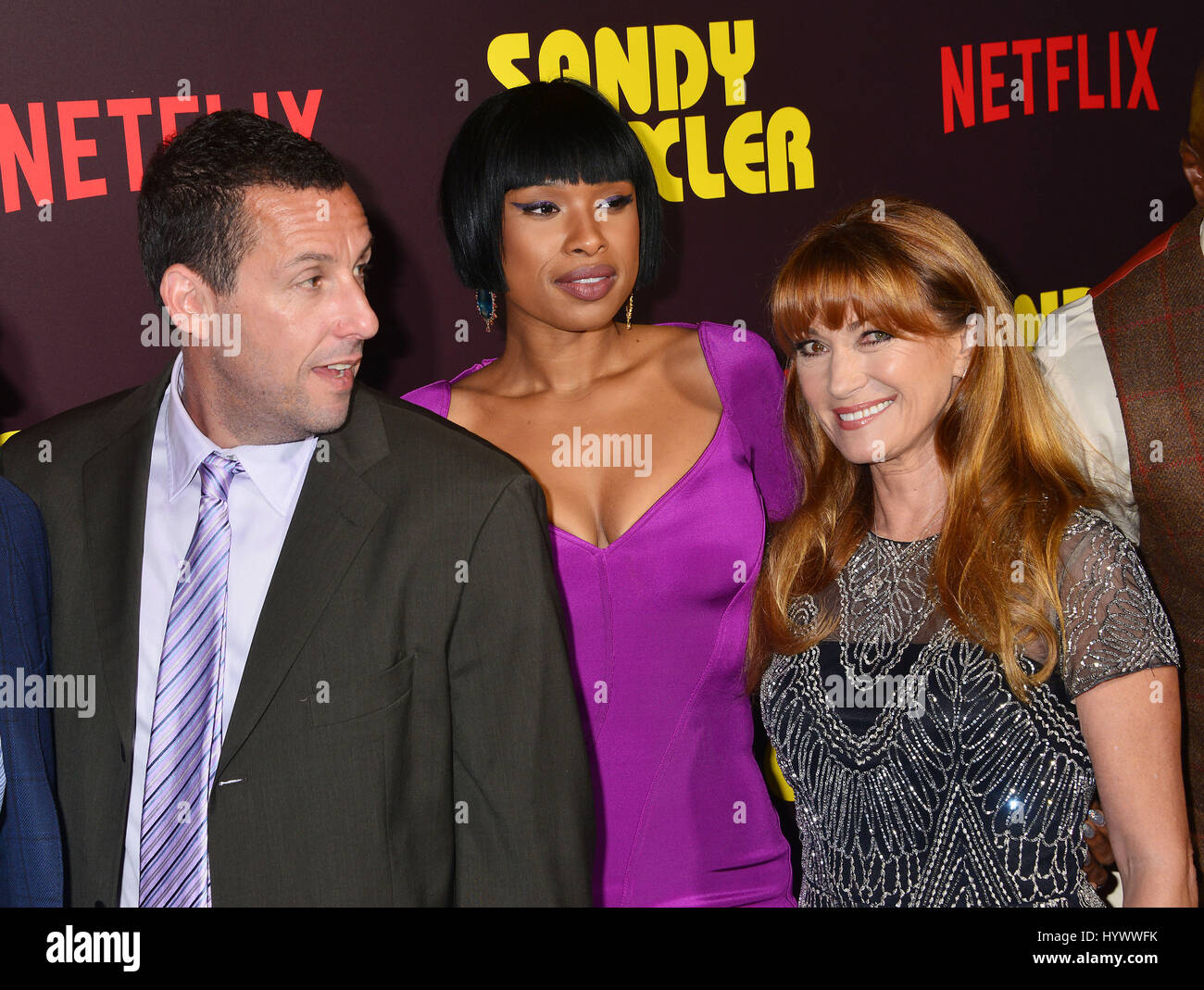 Los Angeles, USA. 06th Apr, 2017. Adam Sandler, Jennifer Hudson, Jane ...