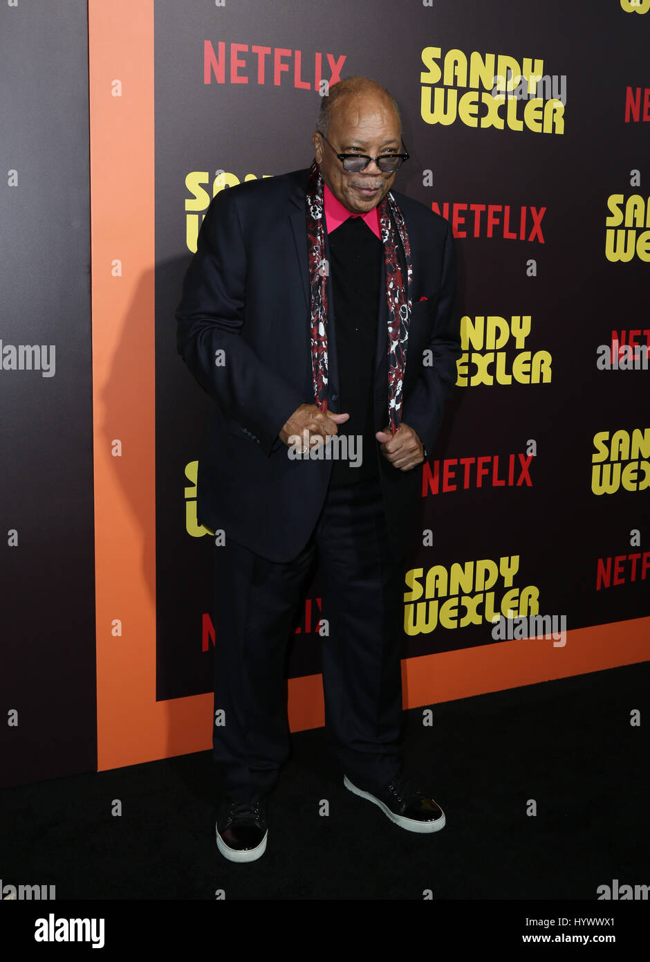 Los Angeles, USA. 6th Apr, 2017. Quincy Jones, the premiere of Netflix ...