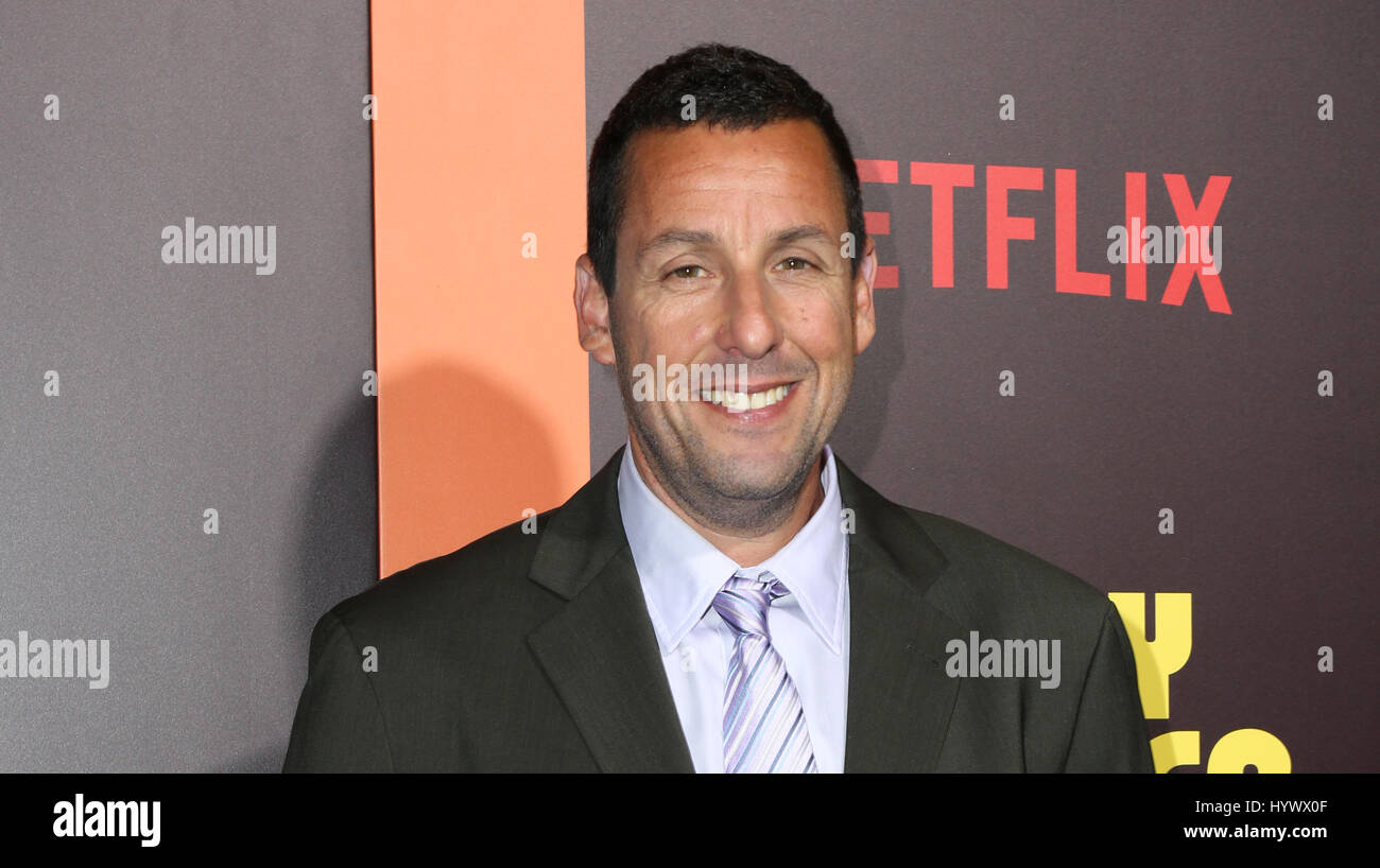 Los Angeles, USA. 6th Apr, 2017. Adam Sandler, the premiere of Netflix ...