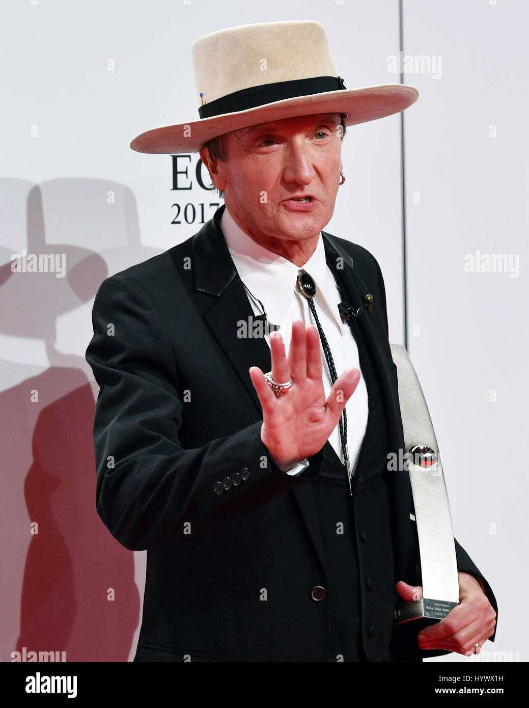 Singer Marius Mueller-Westernhagen is happy over the award honoring his ...