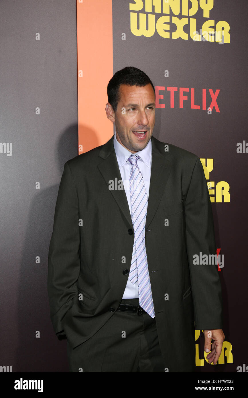 Los Angeles, USA. 6th Apr, 2017. Adam Sandler, the premiere of Netflix ...