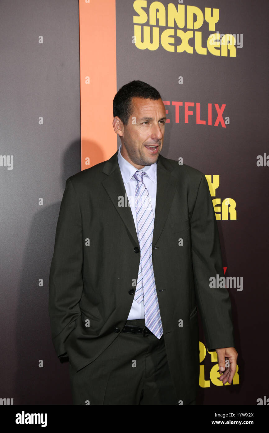 Los Angeles, USA. 6th Apr, 2017. Adam Sandler, the premiere of Netflix ...