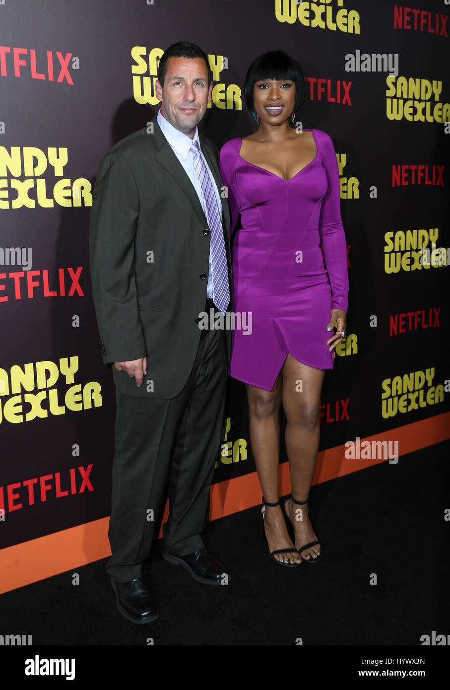 Los Angeles, USA. 6th Apr, 2017. Adam Sandler, Jennifer Hudson, the ...