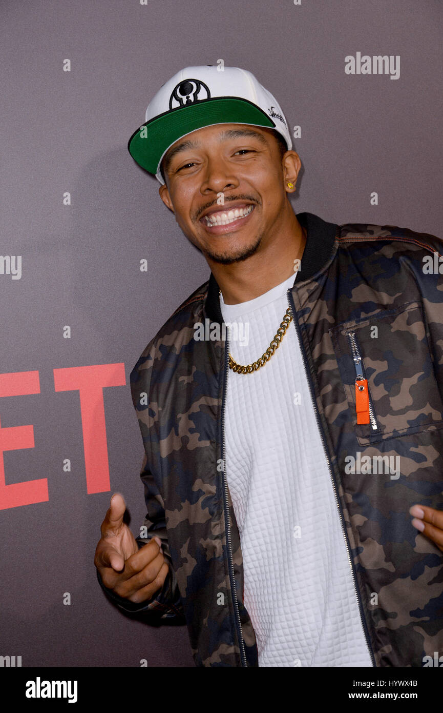 Los Angeles, USA. 06th Apr, 2017. Actor Allen Maldonado at the premiere ...