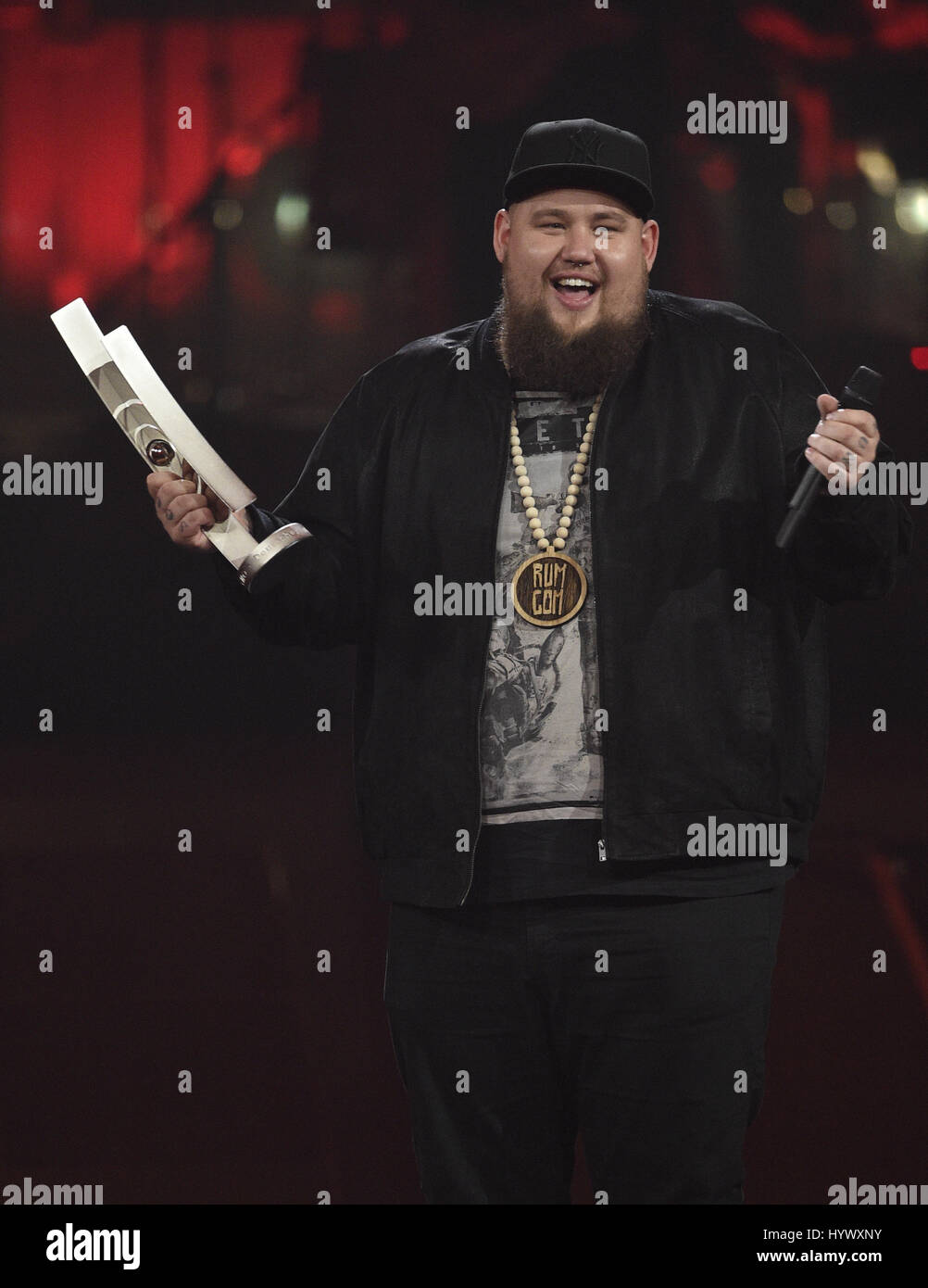 Berlin, Germany. 06th Apr, 2017. The British singer Rag 'n' Bone Man ...