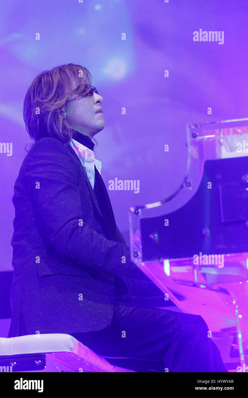 Tokyo, Japan. 7th Apr, 2017. Japanese rock star Yoshiki of X JAPAN ...