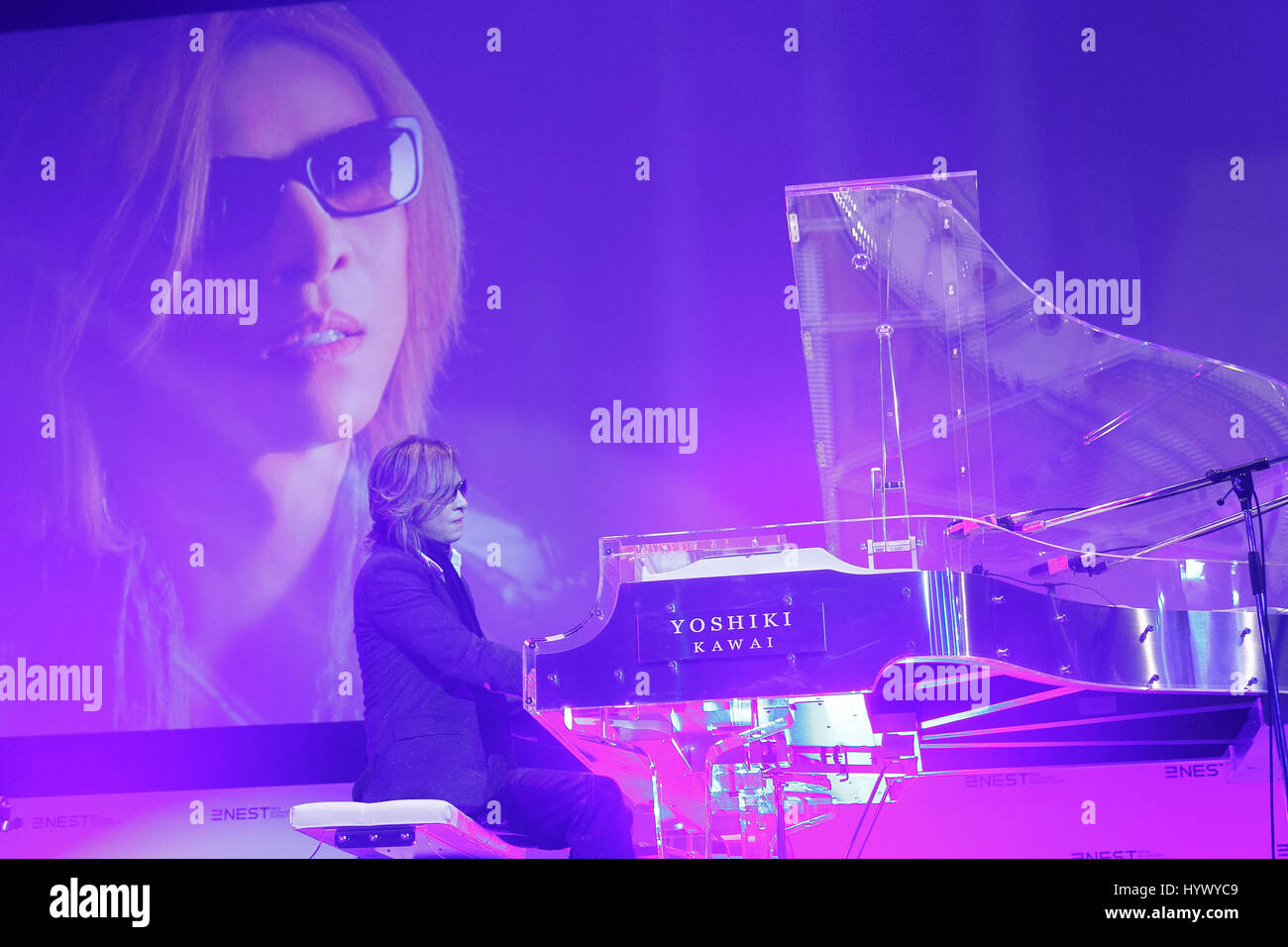 Tokyo, Japan. 7th Apr, 2017. Japanese rock star Yoshiki of X JAPAN ...