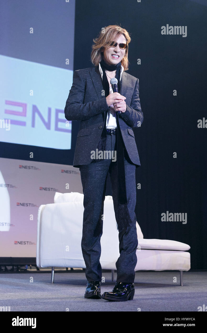 Tokyo, Japan. 7th Apr, 2017. Japanese rock star Yoshiki of X JAPAN ...