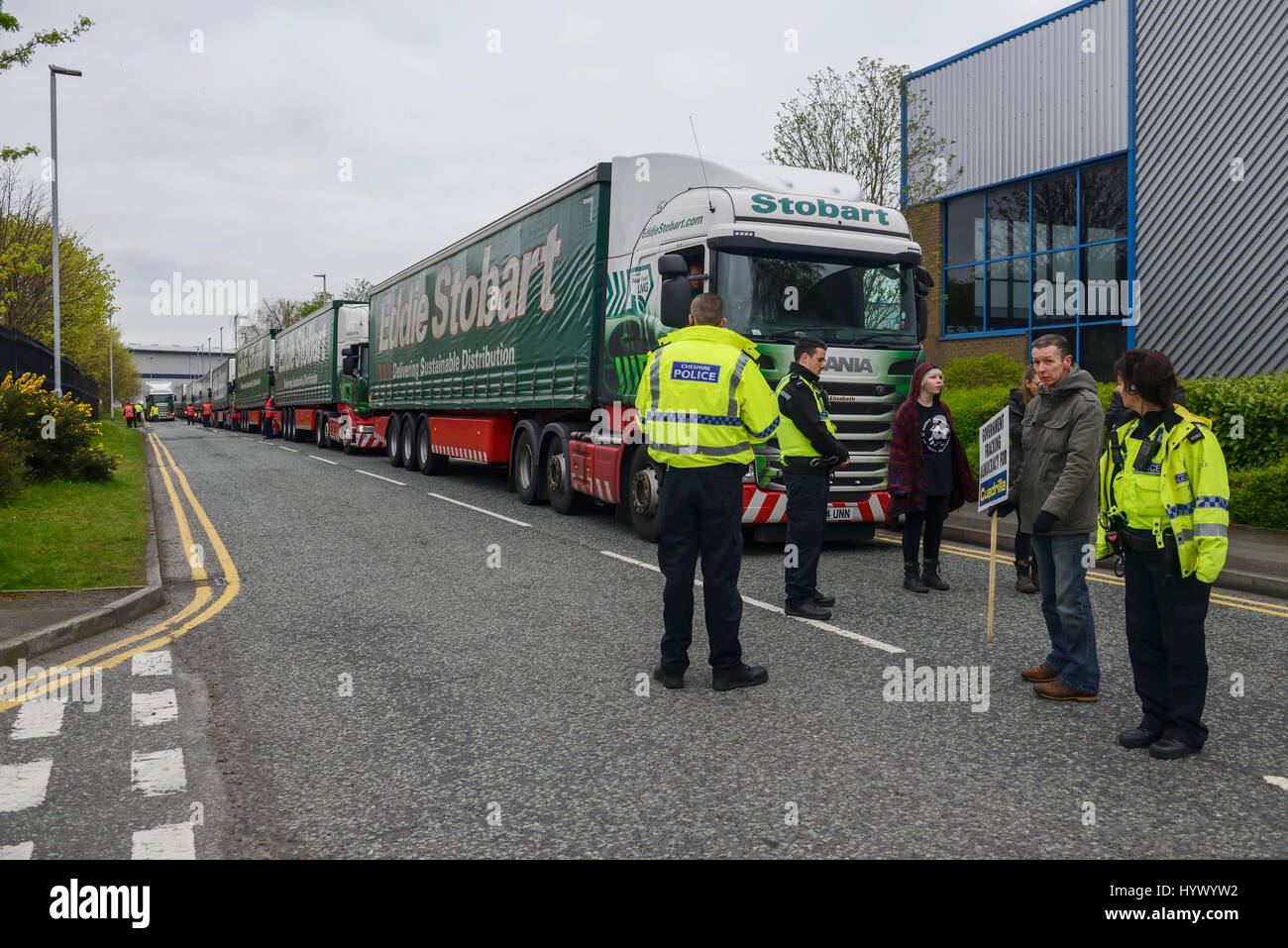 Stobart protest hi-res stock photography and images - Alamy