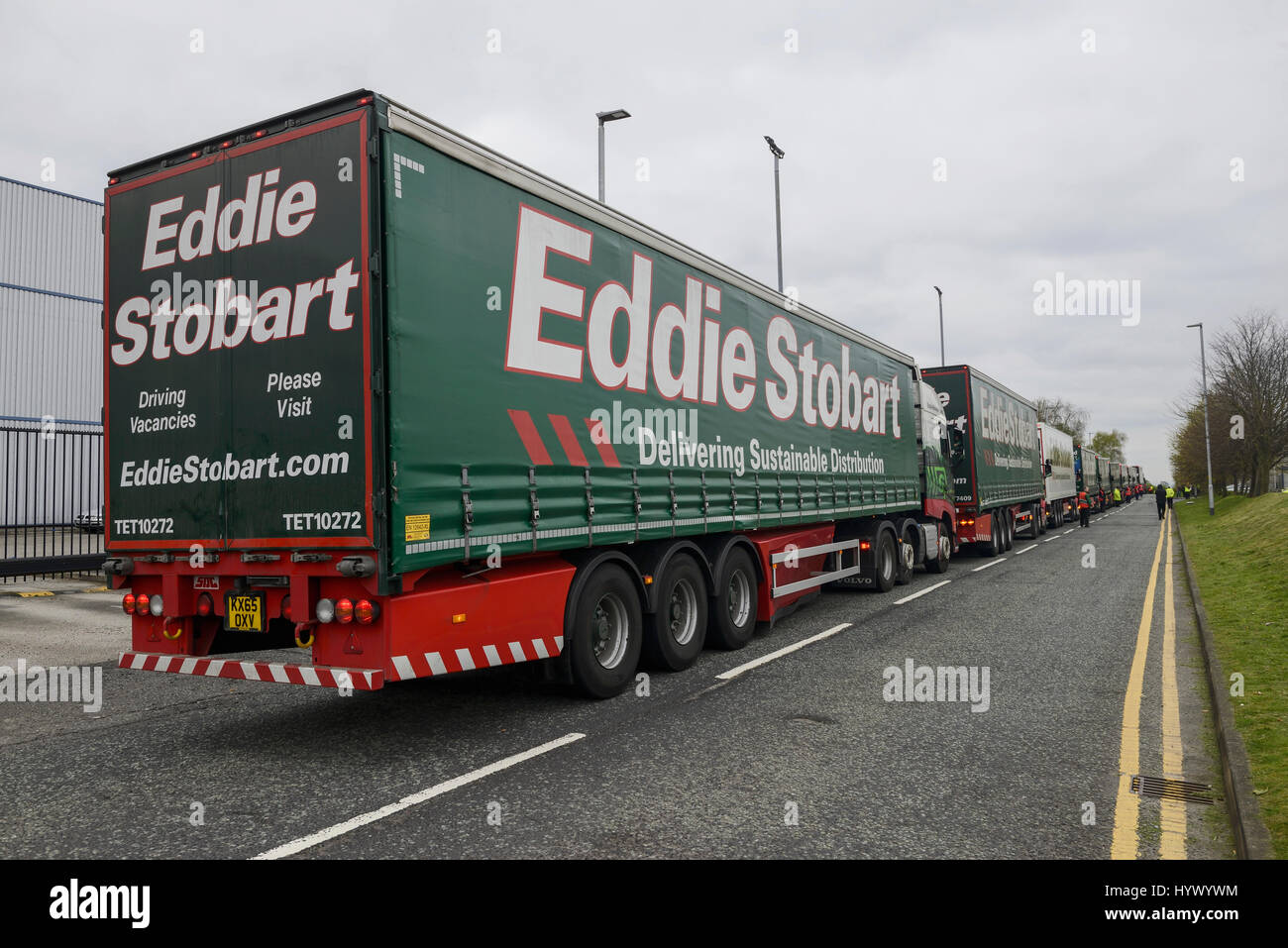 Eddie stobart lorries uk hi-res stock photography and images - Alamy