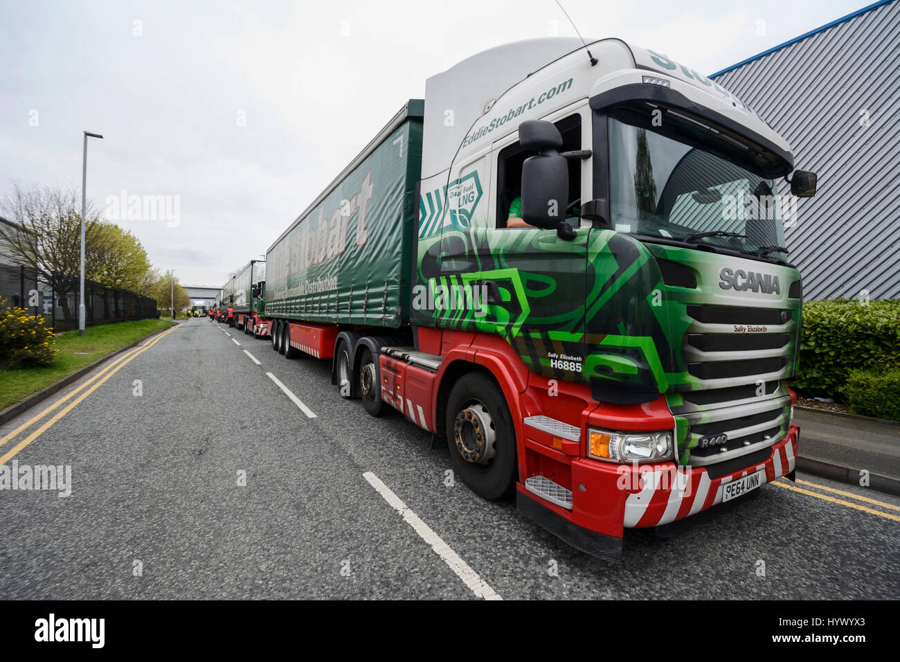 Eddie stobart lorries uk hi-res stock photography and images - Alamy